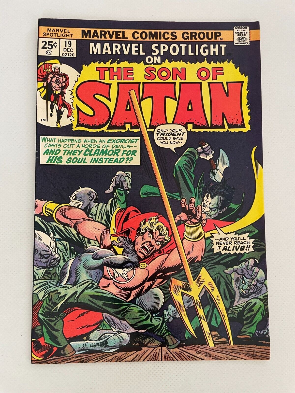 Marvel Spotlight # 19 NM- Comic Book Son Of Satan Demon Hellstorm 16 ...
