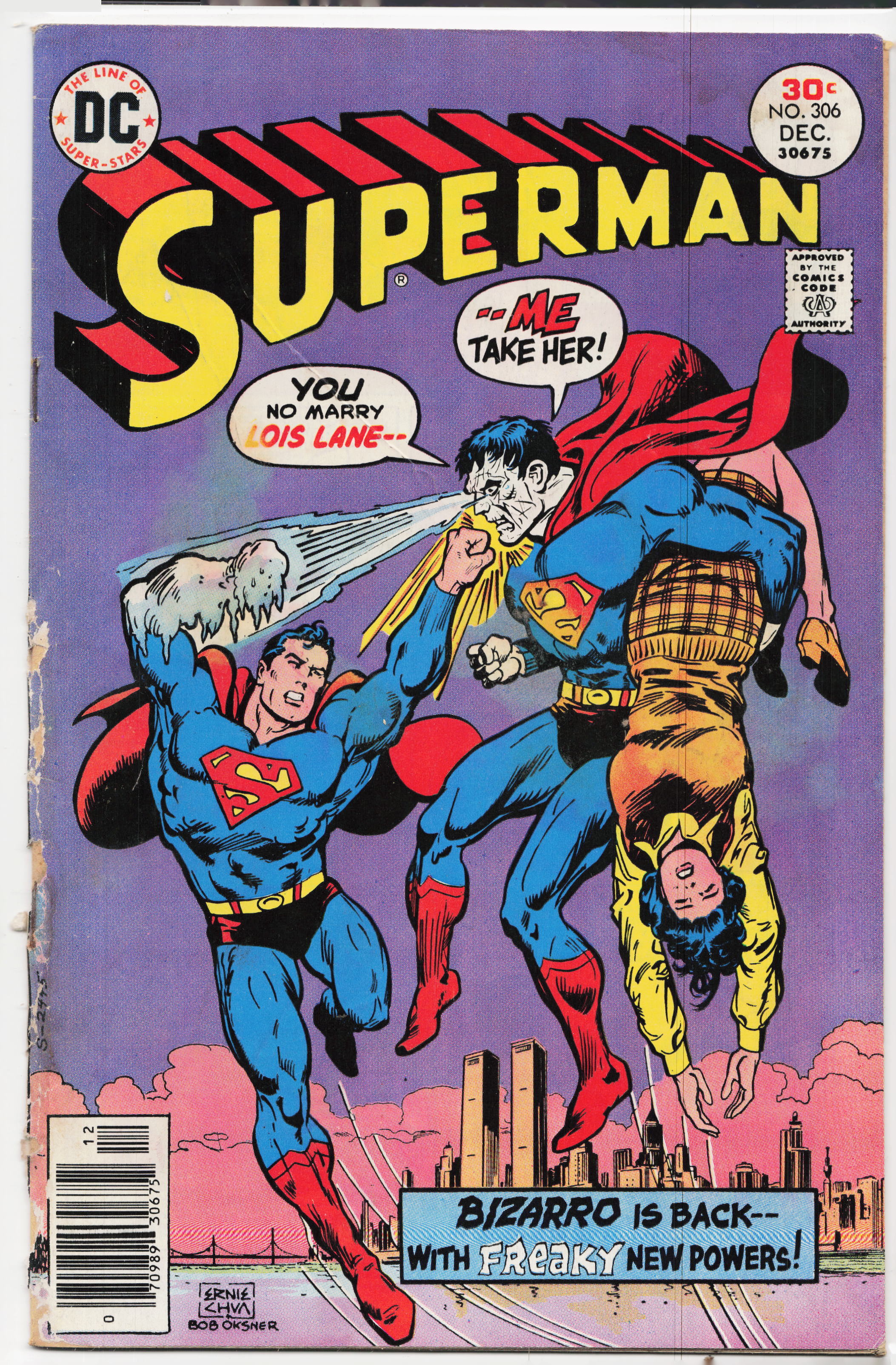 Superman #306 (1976) Superman | Comic Books - Bronze Age, DC Comics ...
