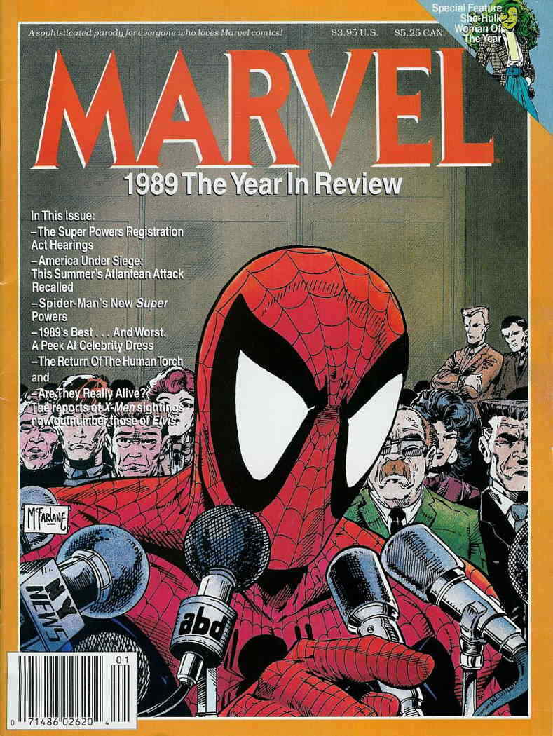Marvel Year in Review #1 VG; Marvel | low grade - McFarlane Spider-Man ...