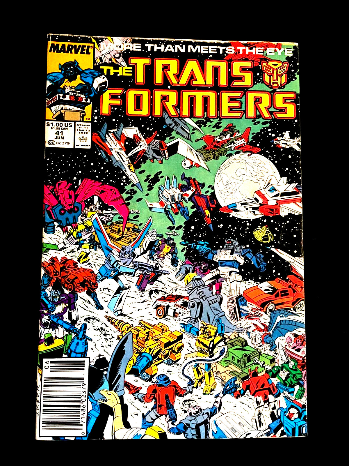 Transformers #41 1988 Newsstand - 1ST App of Broadside and Getaway ...