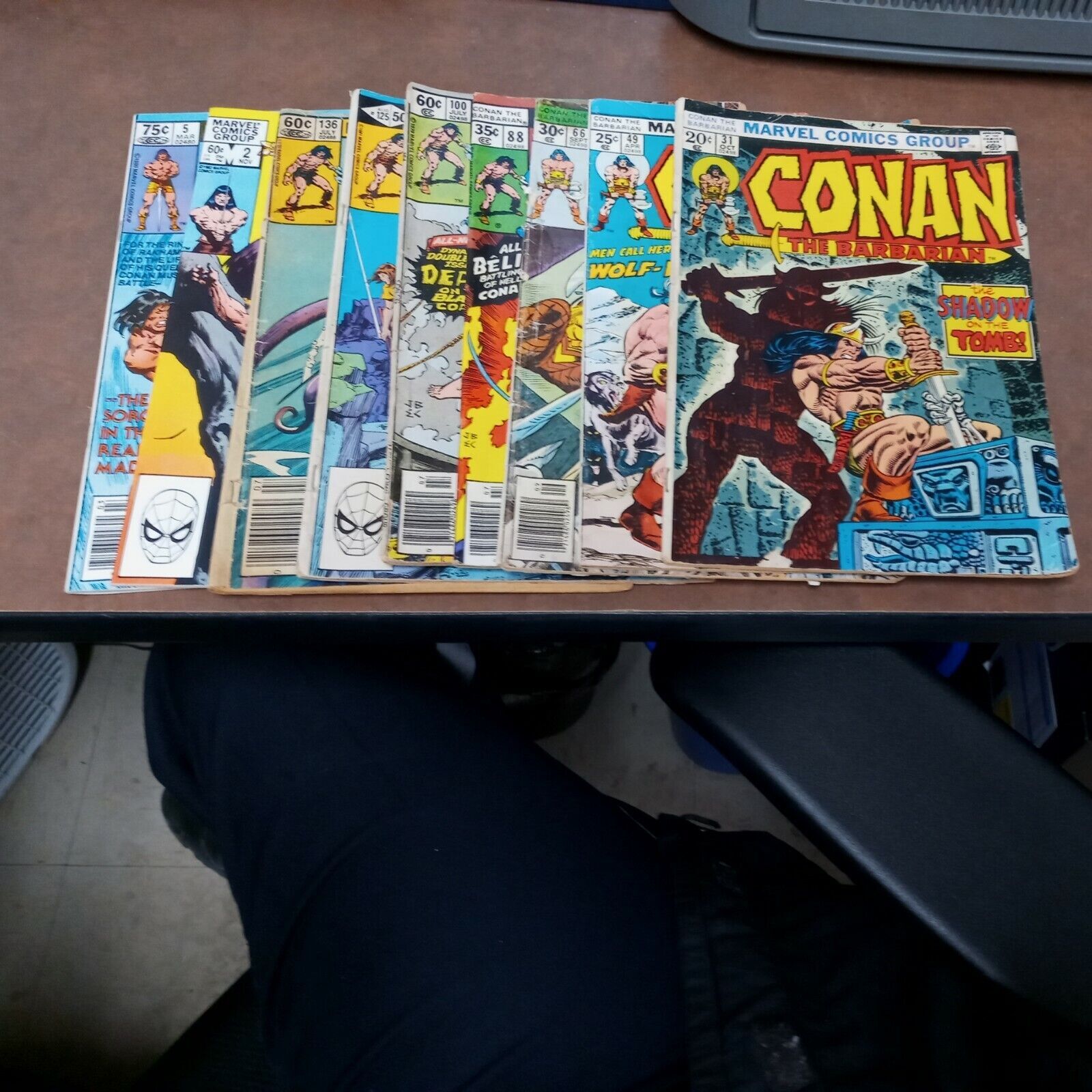 Conan The Barbarian 9 Issue Bronze Age Comics Lot Run Set Collection ...