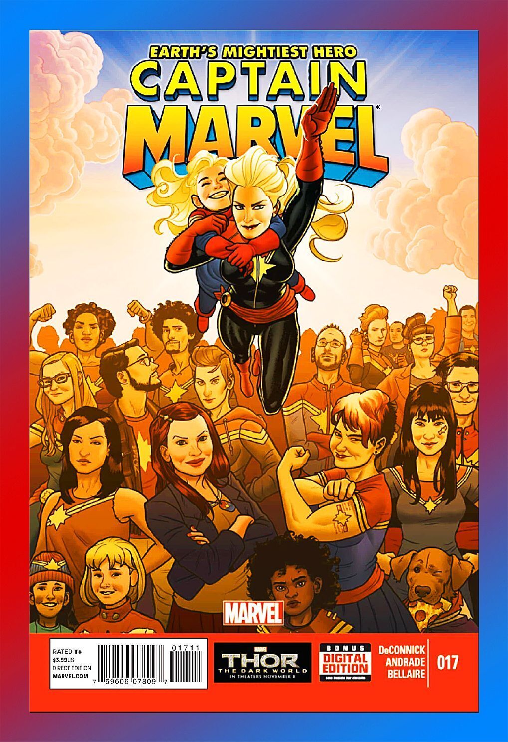 Captain Marvel #17 CGC HOT-KEY 1st COVER APP KAMALA KHAN, MCU 1st YOUNG AVENGER | Comic Books ...