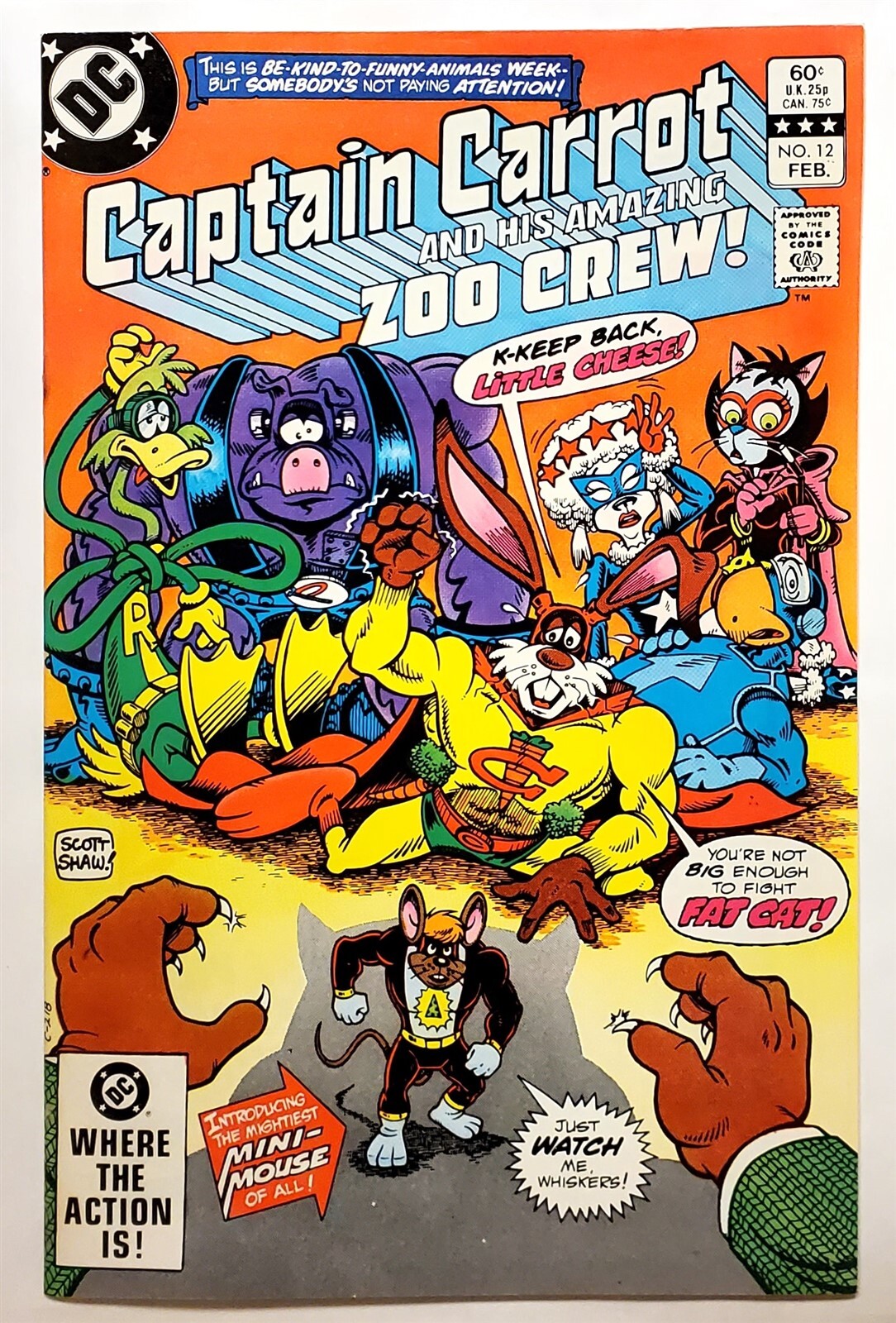 Captain Carrot and His Amazing Zoo Crew #12 (Feb 1983, DC) 8.0 VF ...