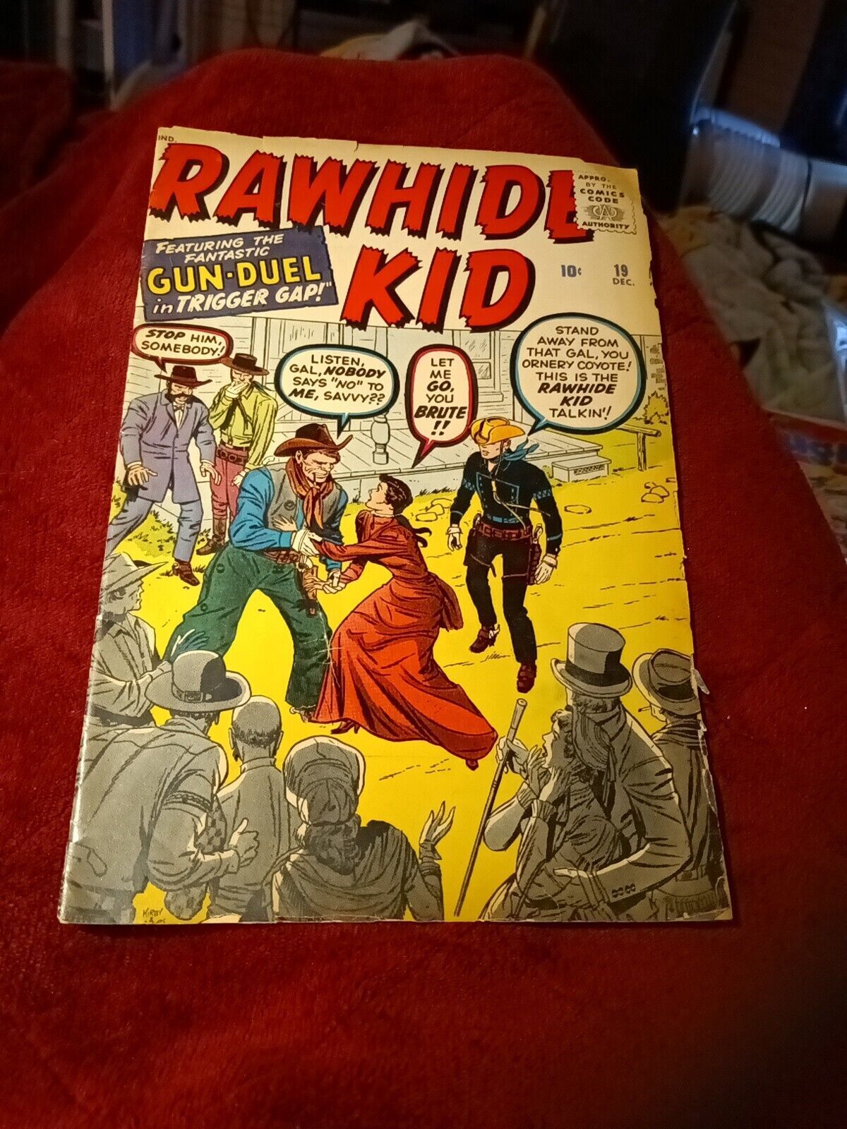 Rawhide Kid #19 Atlas Comics 1960 Jack Kirby Cover Art Silver Age Stan ...