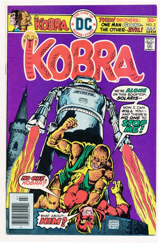 Kobra (1976 DC) #1-7 FN+/NM- Complete series | Comic Books - Bronze Age ...