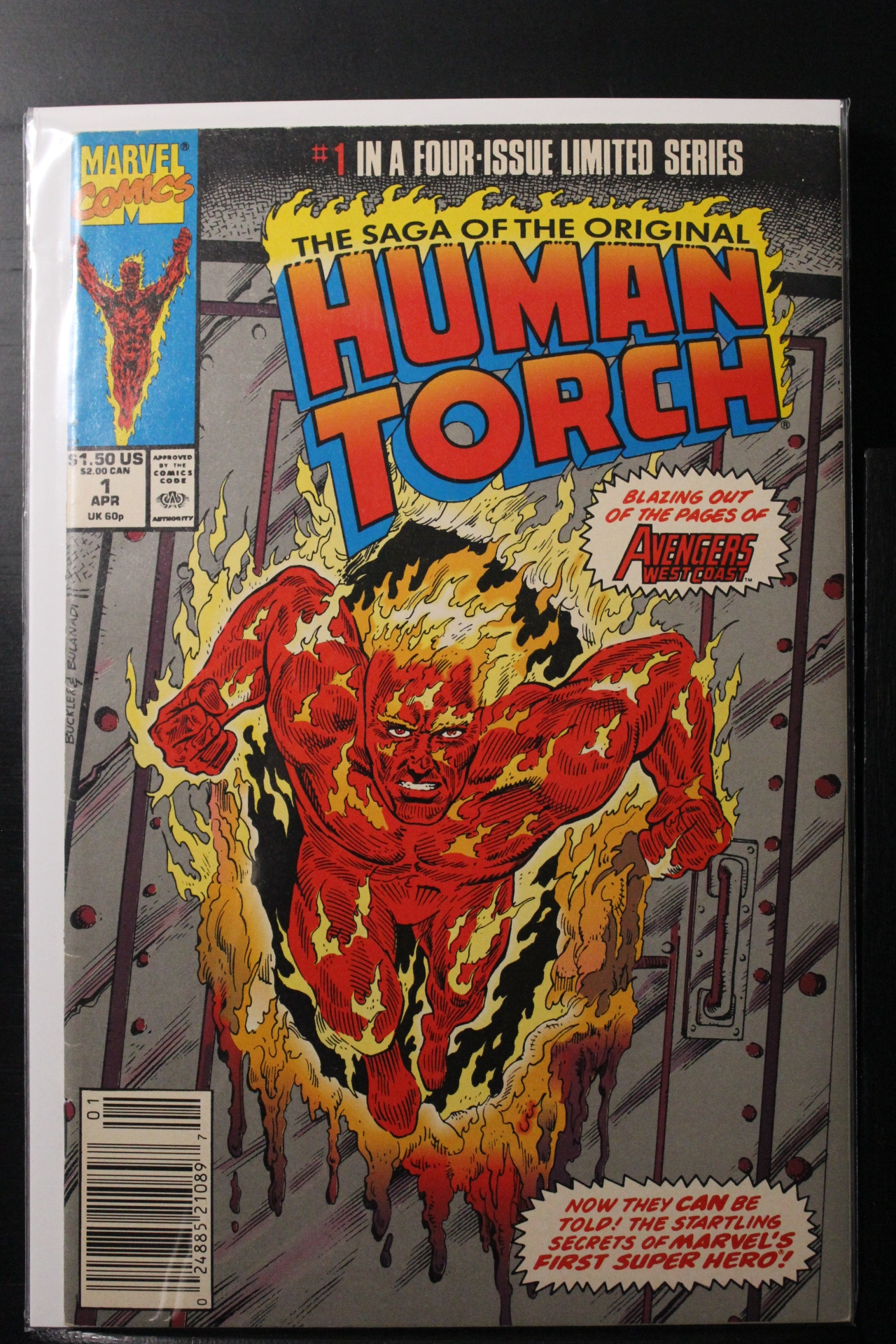 Saga of the Original Human Torch #1 (1990) | Comic Books - Copper Age ...