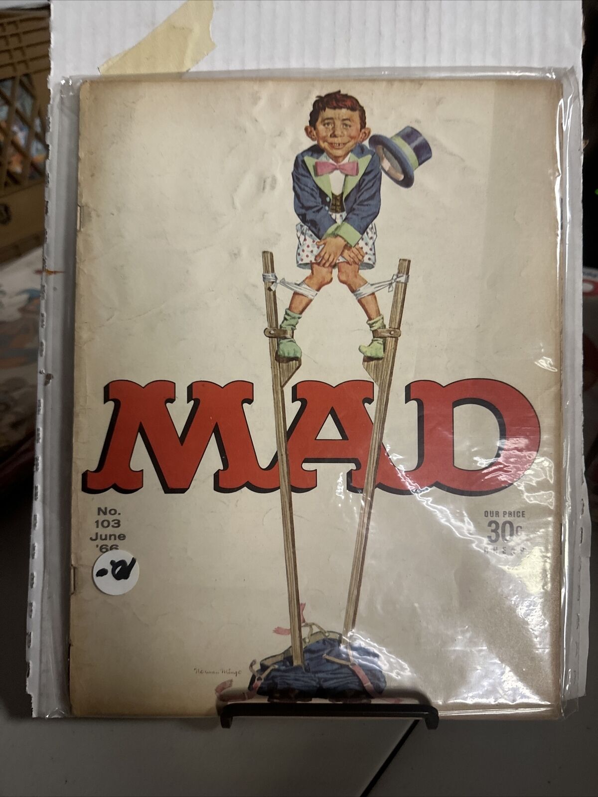 Mad Magazine #103 June 1966 Illustrator Norman Mingo Vintage ...