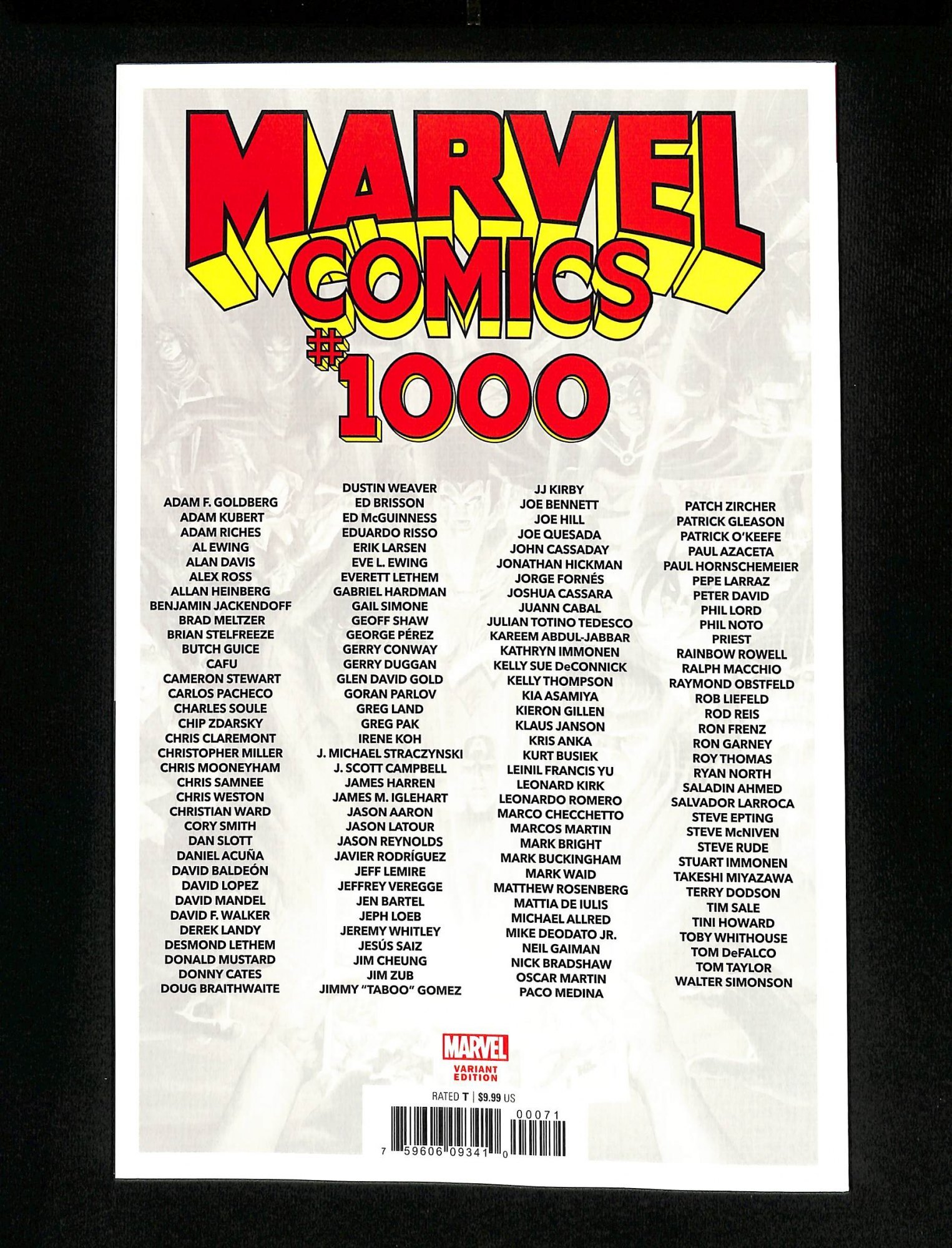 Marvel Comics #1000 George Perez Variant | Full Runs & Sets, Marvel ...