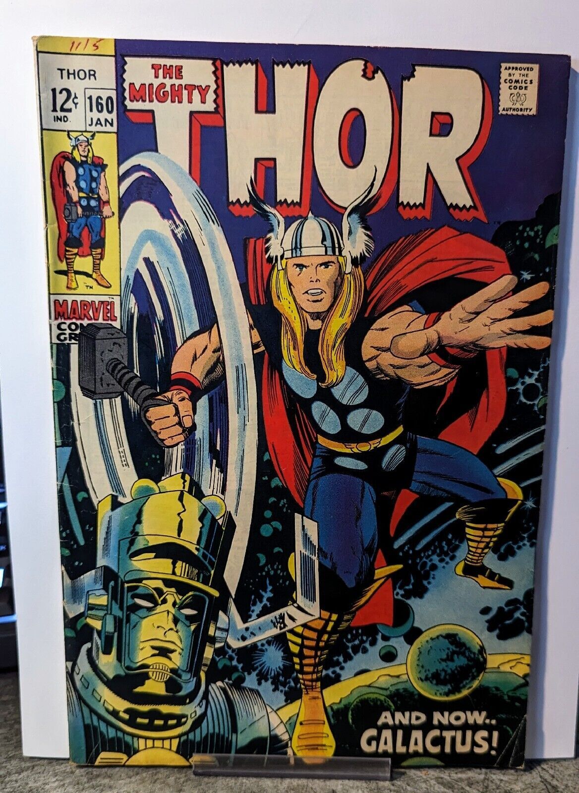 The Mighty Thor 160 Silver Age Marvel Comic 1969 -Combine Ship | Comic ...