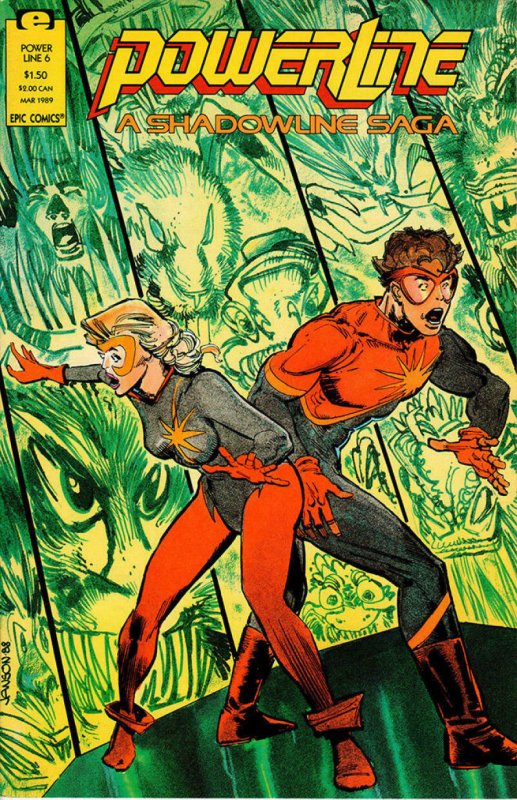 POWERLINE A SHADOWLINE SAGA #6, NM, Epic, 1988 1989 more Indies in ...