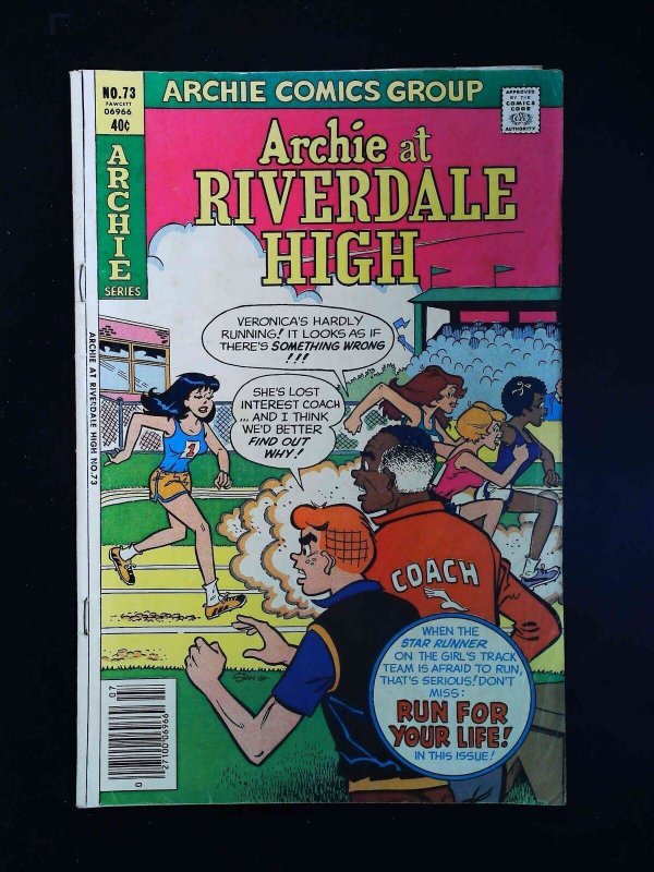 Archie At Riverdale High #73 Archie Comics 1980 Vg/Fn Newsstand | Comic ...