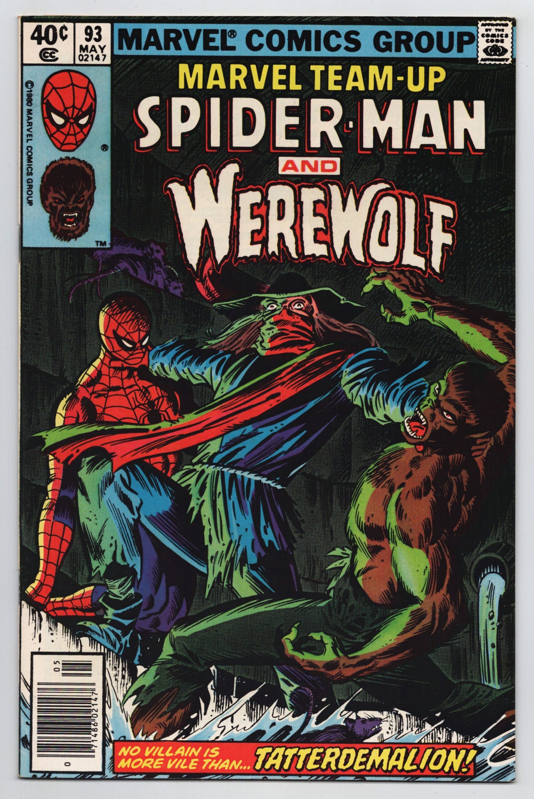 Marvel Team-Up #93 Spider-Man & Werewolf By Night (1980) VF | Comic ...