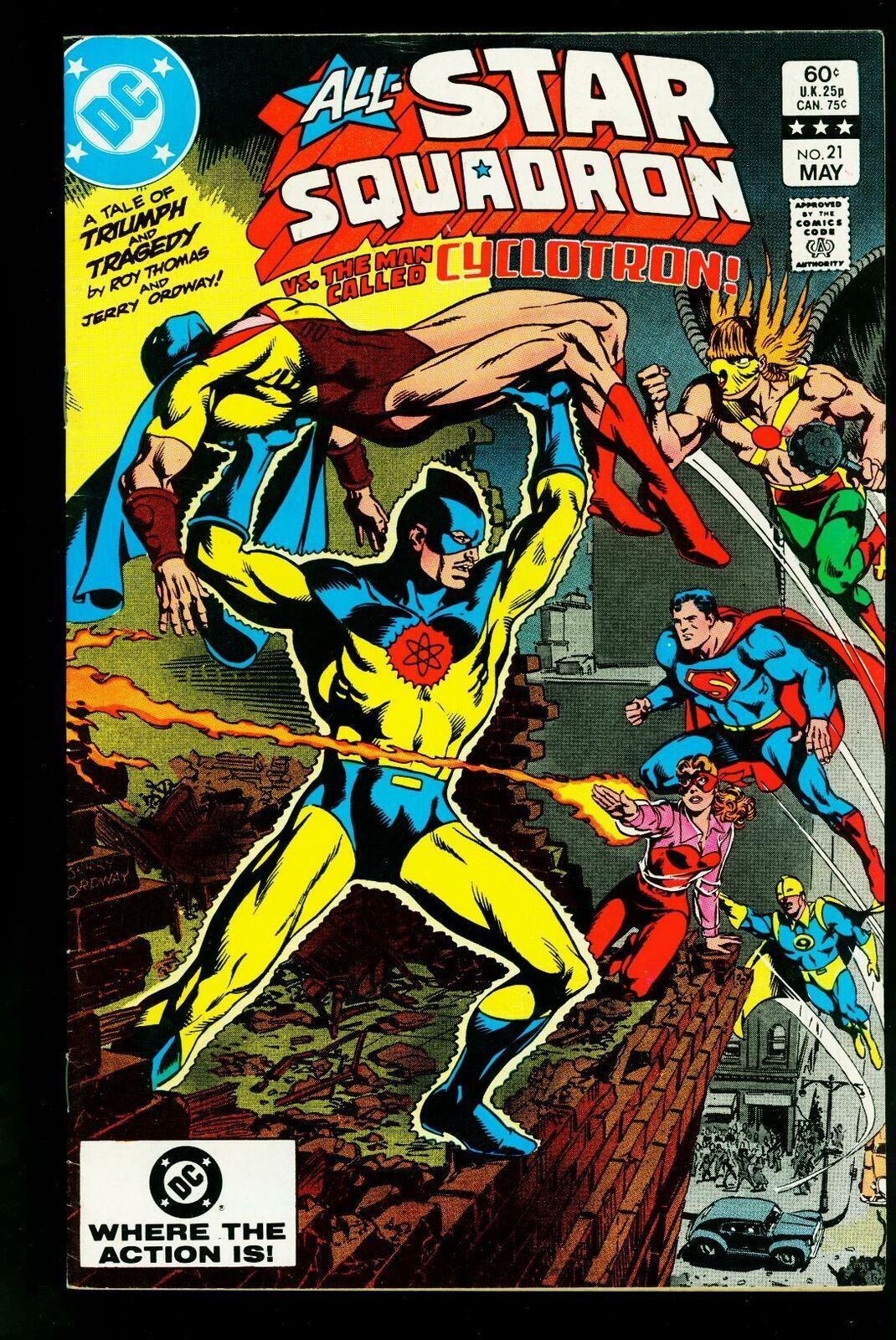 All-Star Squadron #21 1983- 1st DEATHBOLT- Dc comics- Arrow TV series ...