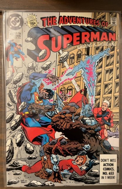 Adventures of Superman #466 (1990) Superman | Comic Books - Copper Age ...