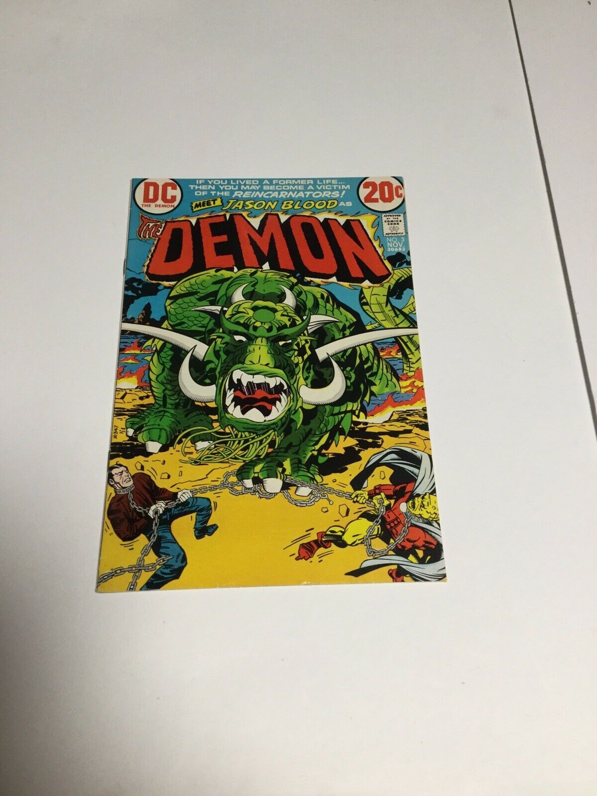 The DEMON #3 (DC Comics 1972) -- Bronze Age Jack Kirby Horror -- VF ...