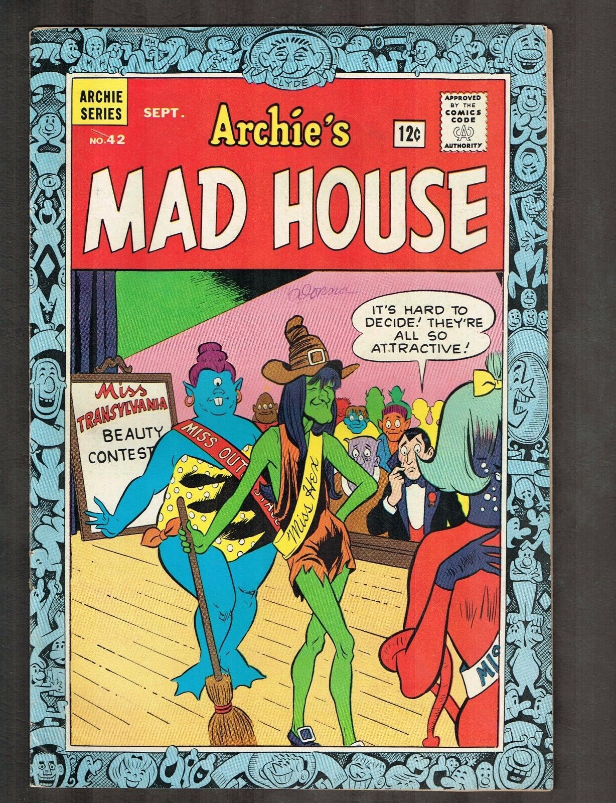 Archie's Mad House #42 ~ Monster Cosplay CVR ~ 1965 (6.0) WH | Comic ...