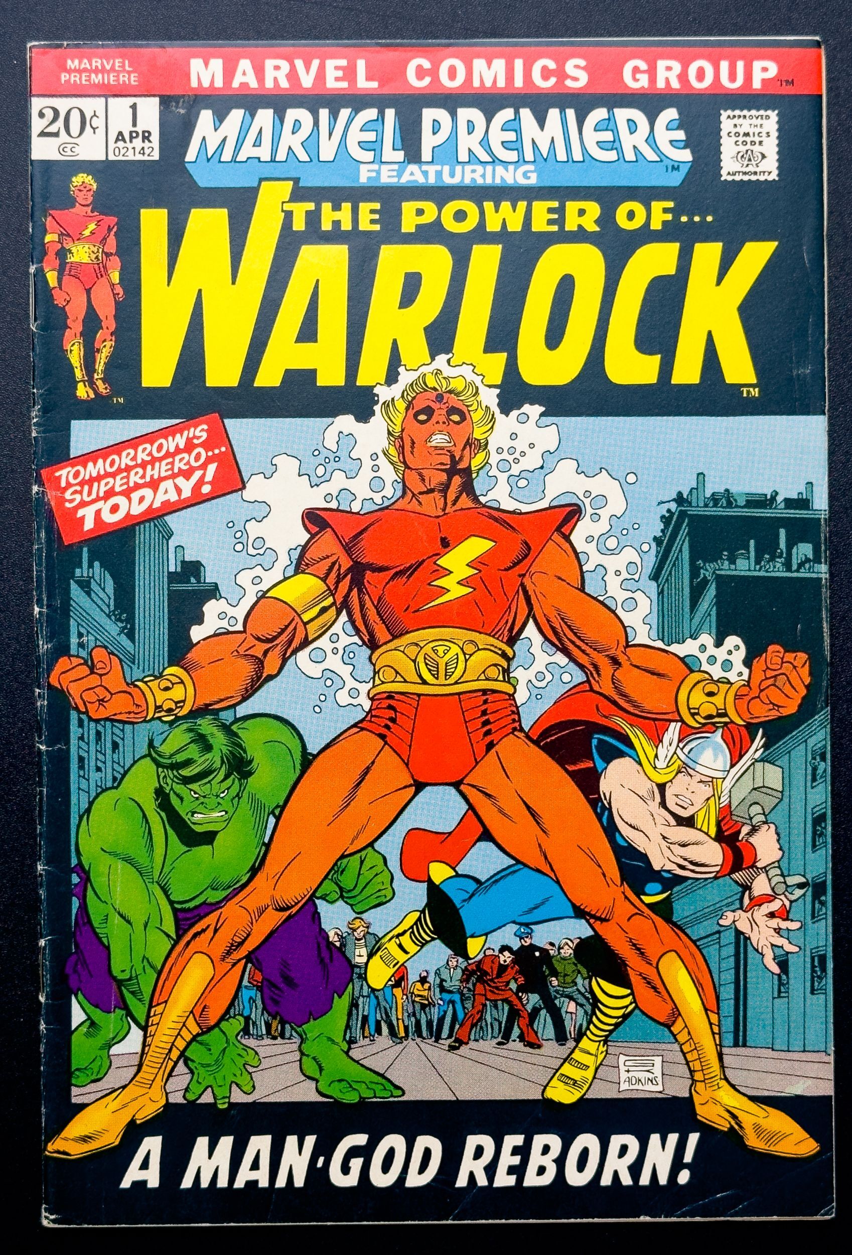 Marvel Premiere #1 (1972) - [KEY] Rebirth of HIM ICONIC ART - FN+ ...
