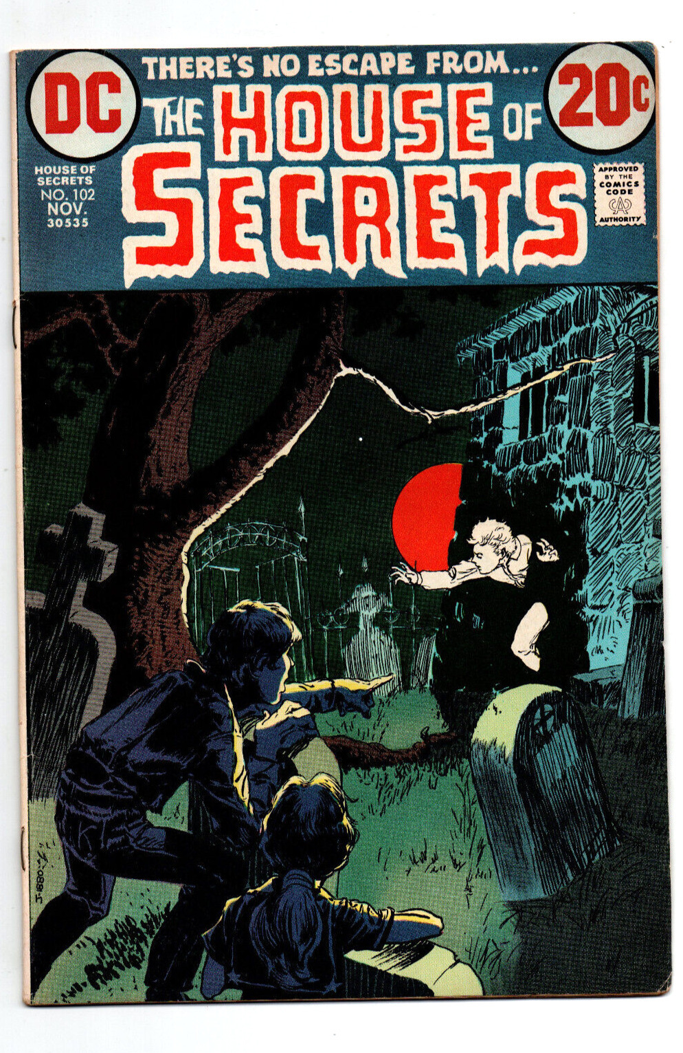 House of Secrets #102 - Kaluta - cemetery - Horror - 1972 - VF | Comic ...