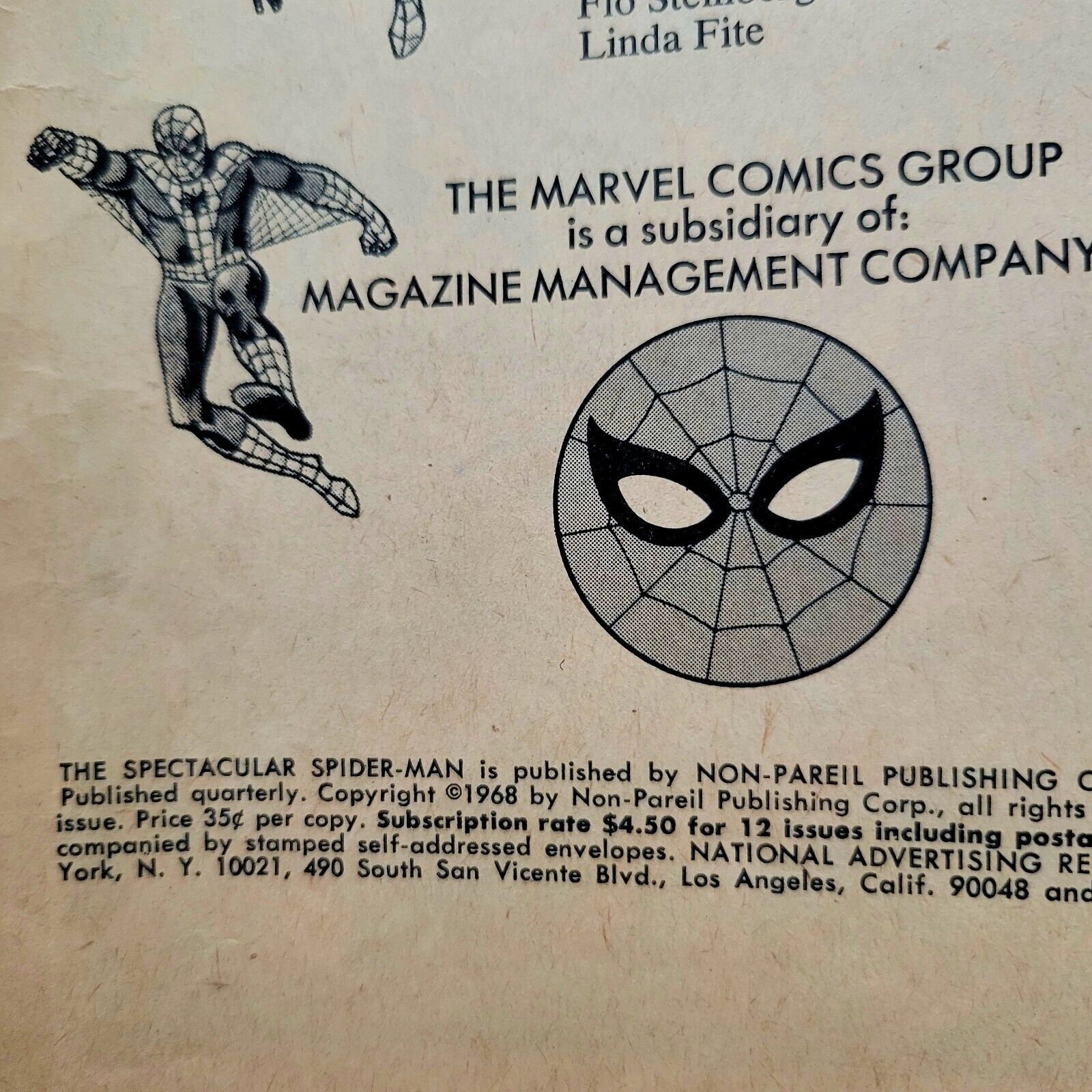 SPECTACULAR SPIDER-MAN MAGAZINE #1 G/VG (Marvel 1968) Stan Lee & John ...