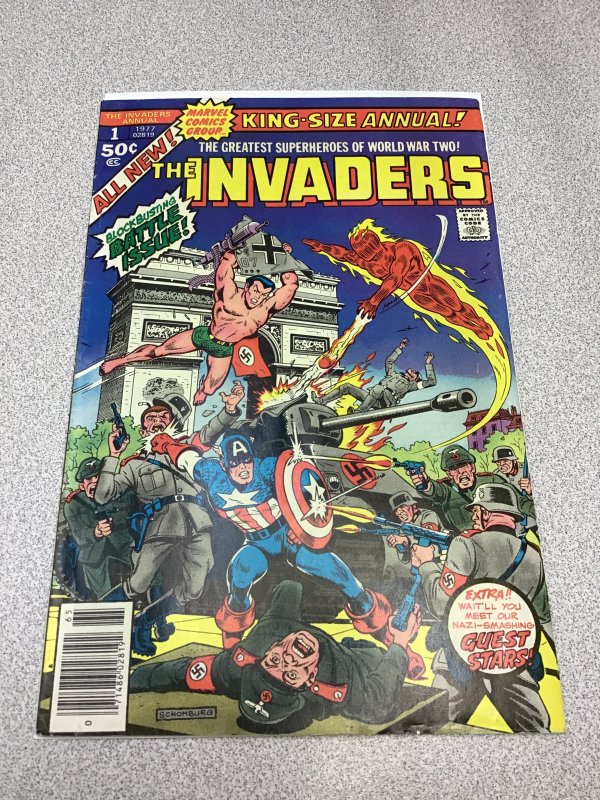 Marvel Invaders Issue 1 Annual (1977) High Quality Mid-Grade | Comic ...