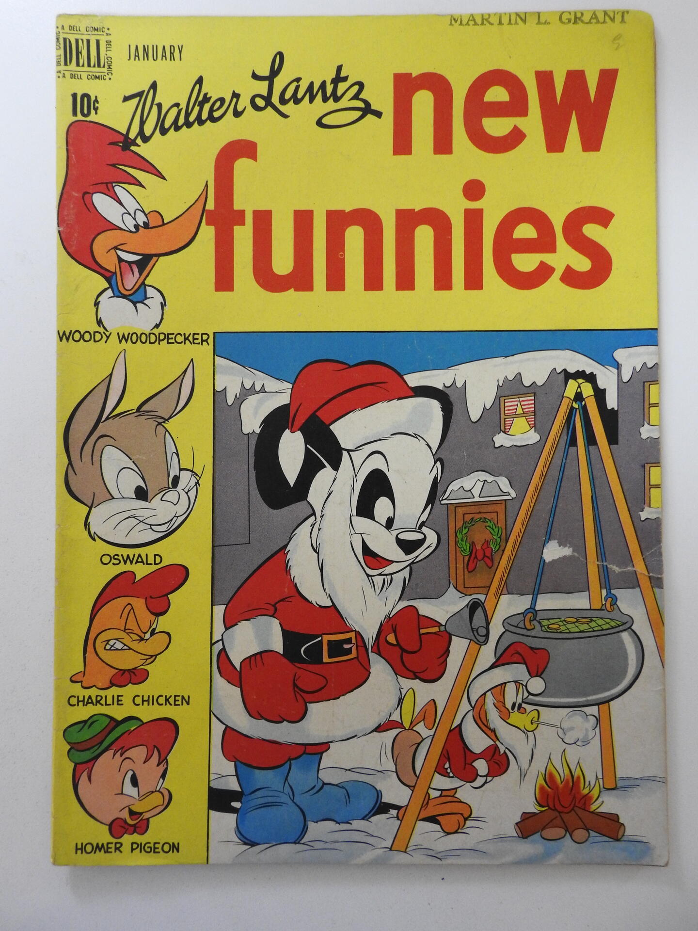 Walter Lantz New Funnies #139 (1948) Woody, Ozwald, Homer Pigeon+ Good+ ...