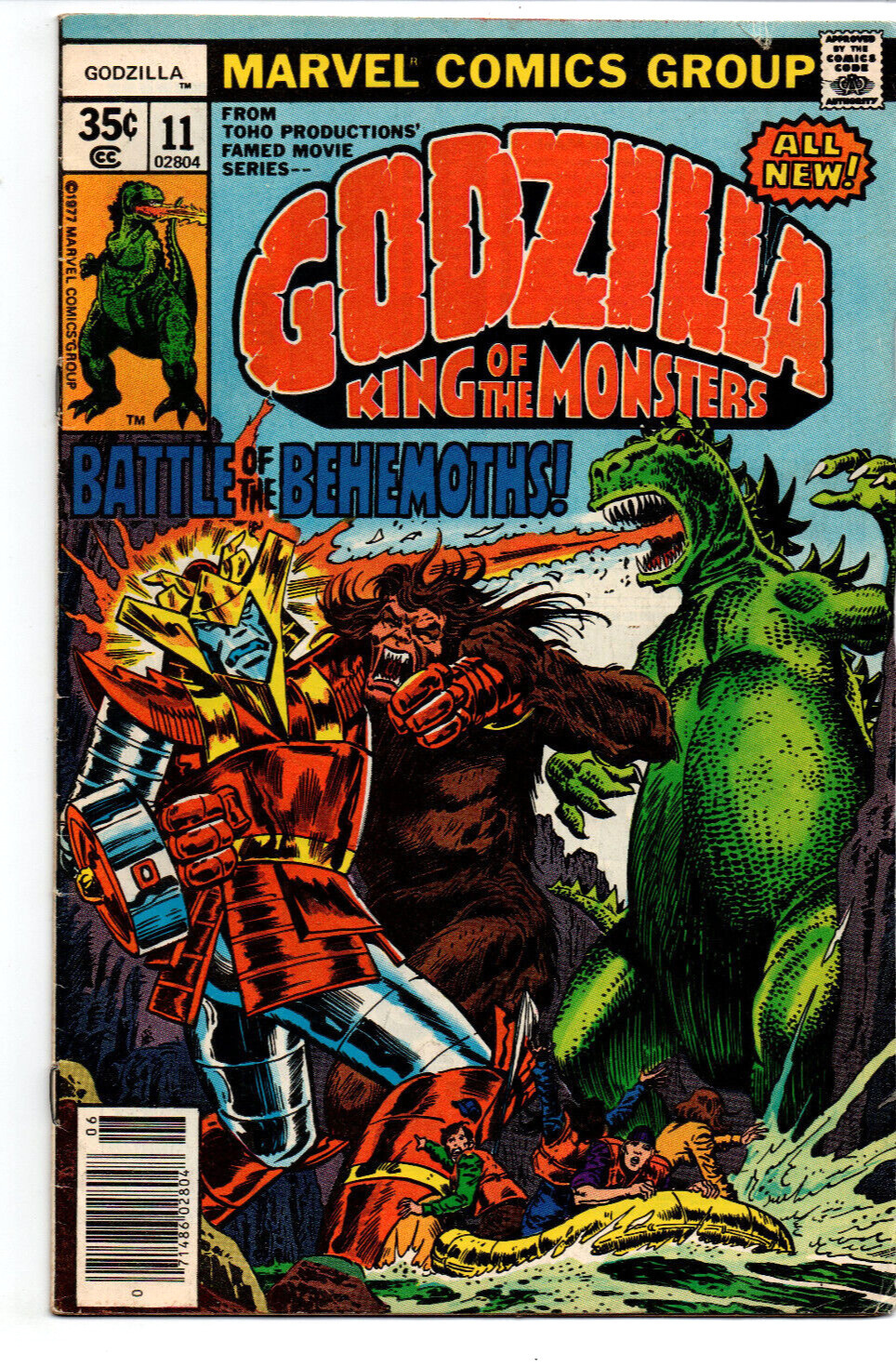 Godzilla King of the Monsters #11 newsstand - Marvel - 1978 - VG | Comic Books - Bronze Age ...