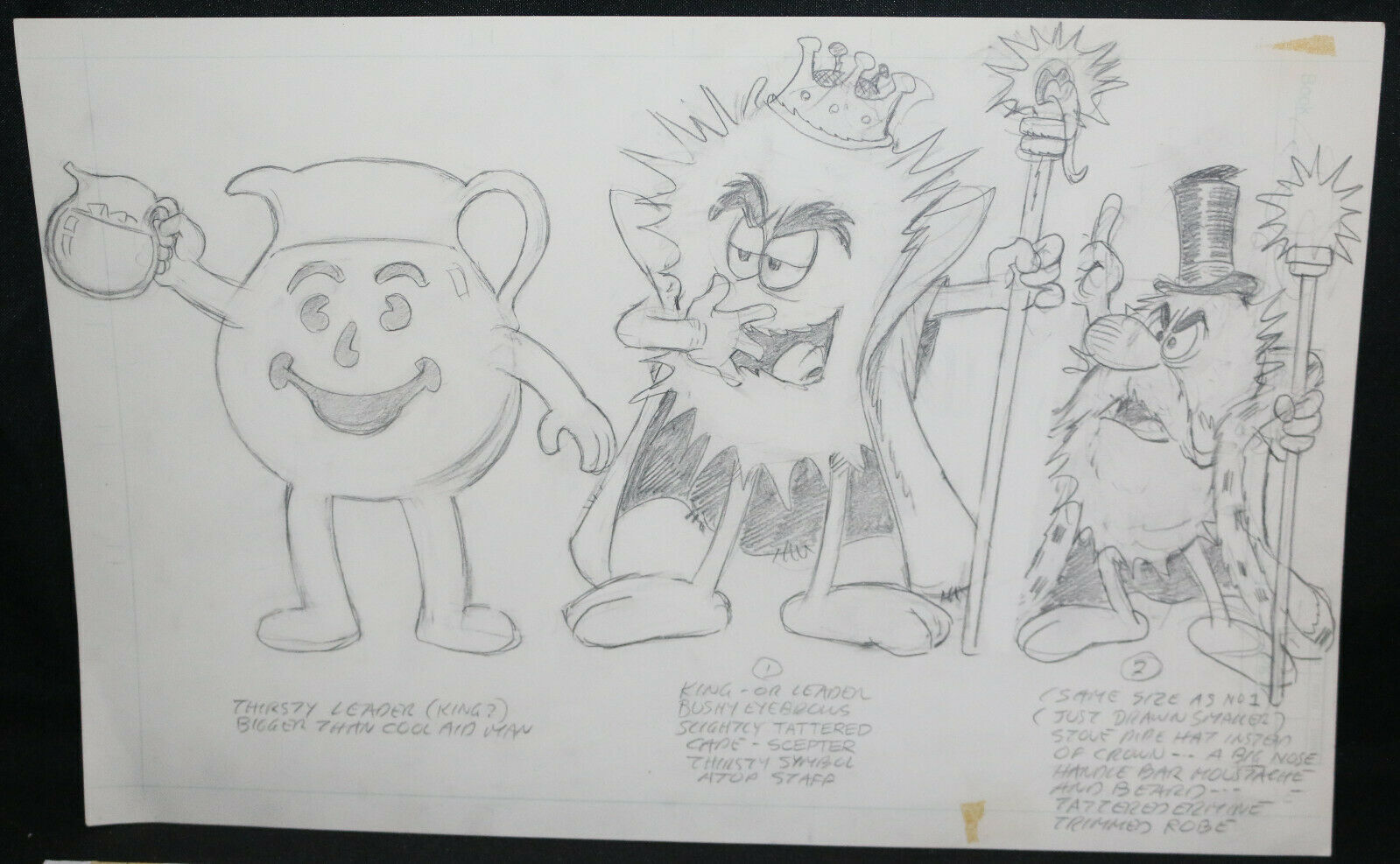 Kool-Aid Man #3 Cover Prelim and Character Design Art 8pc LOT by Dan ...