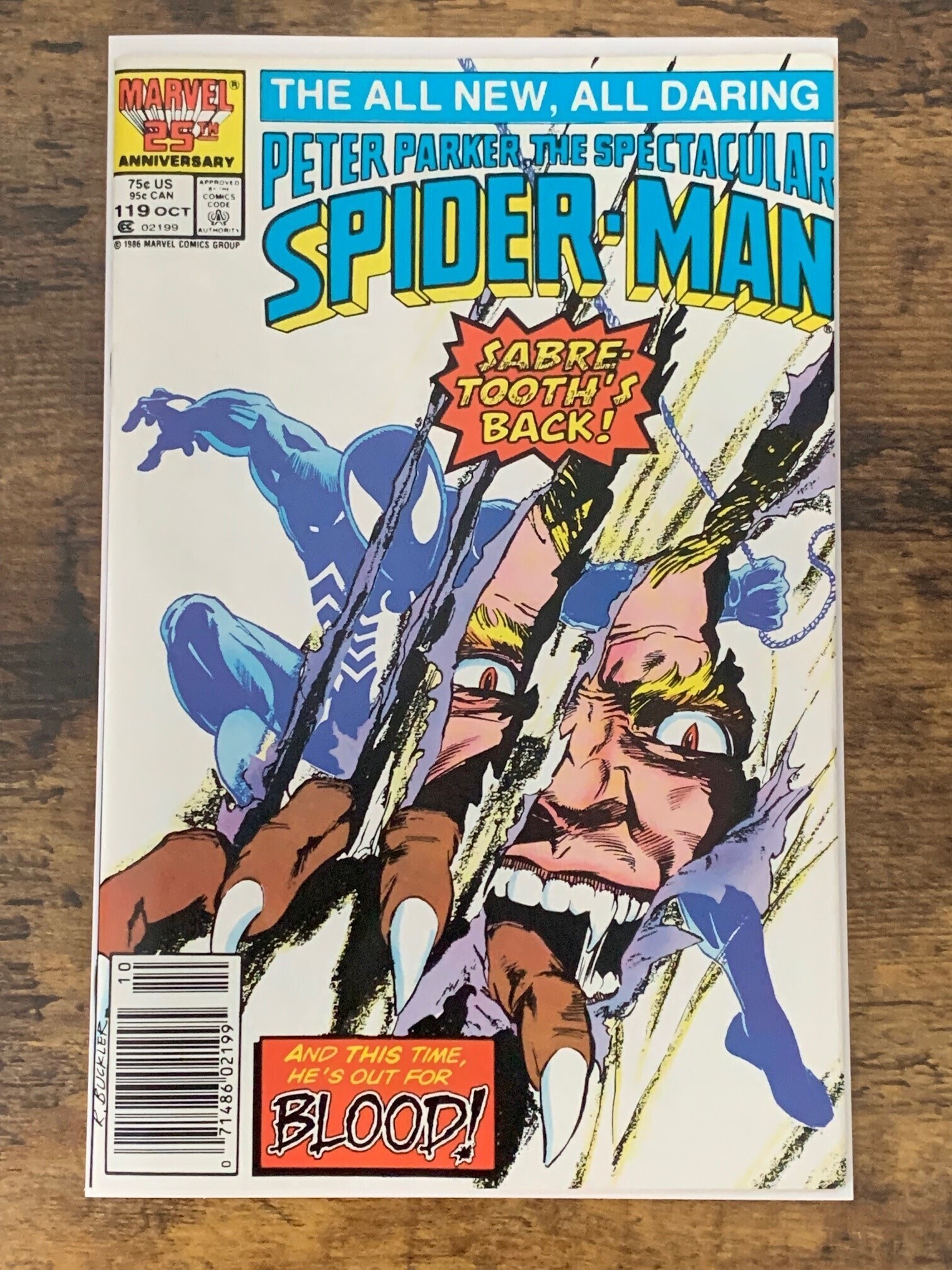 The Spectacular Spider-Man #119 Newsstand Edition (1986). NM ...