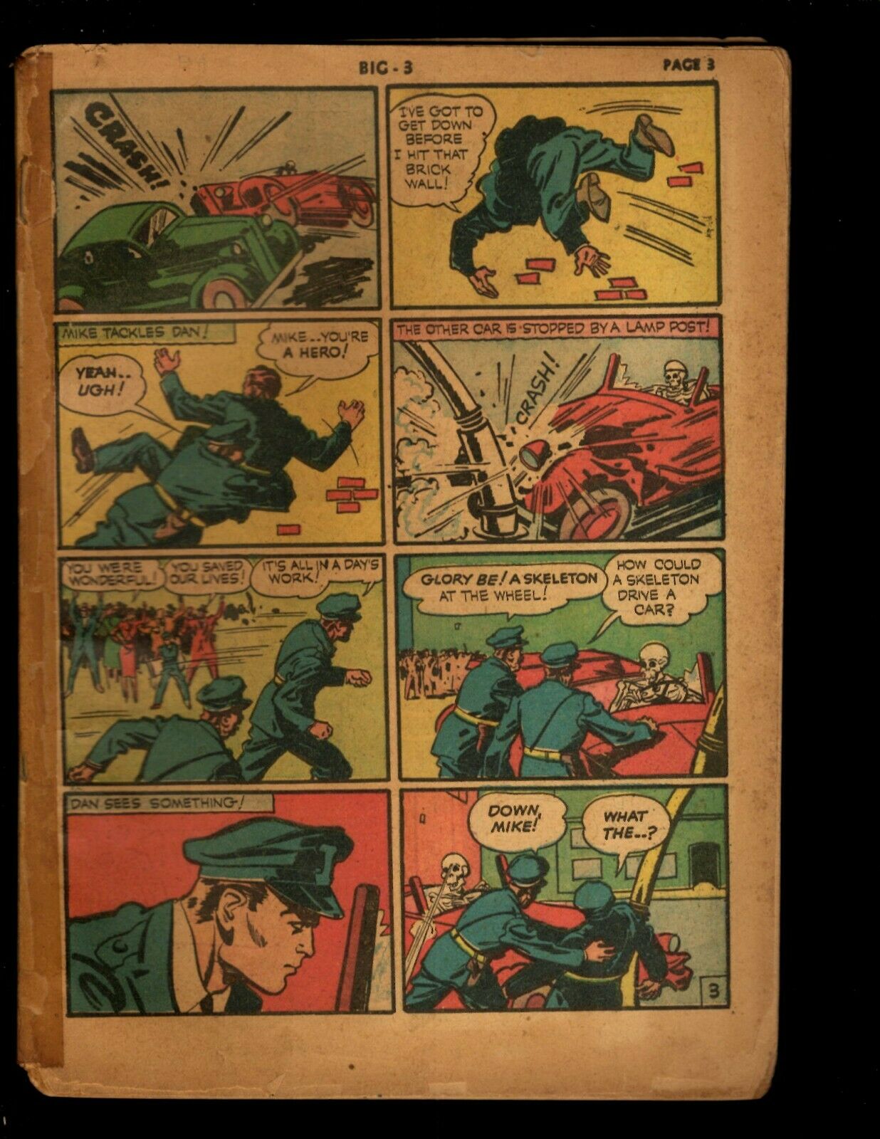 Big-3 # 3 May 1941 Fox Features Syndicate Comic Book Golden Age Blue ...