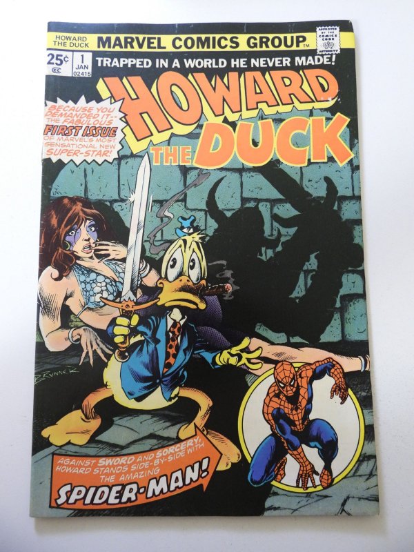 Howard the Duck #1 (1976) 1st App of Beverly Switzler! FN+ Condition ...
