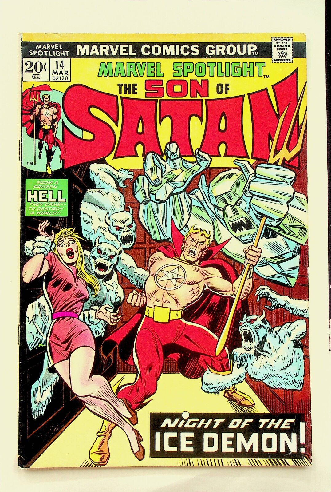 Marvel Spotlight #14 Son of Satan (Mar 1974, Marvel) - Good+ | Comic ...