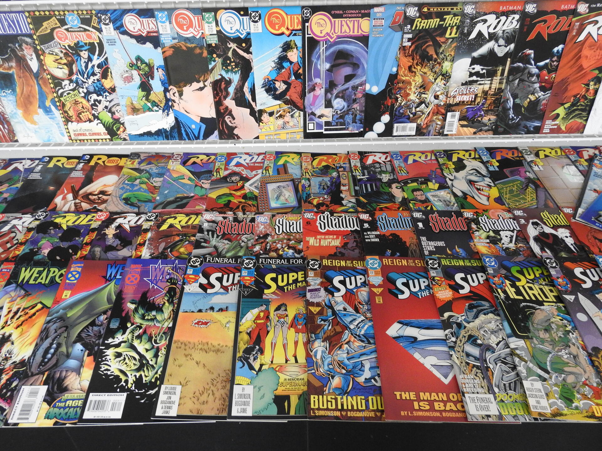 Huge Lot of 180+ Comics W/ Wolverine, Deadpool, Robin ANV. VF Condition ...