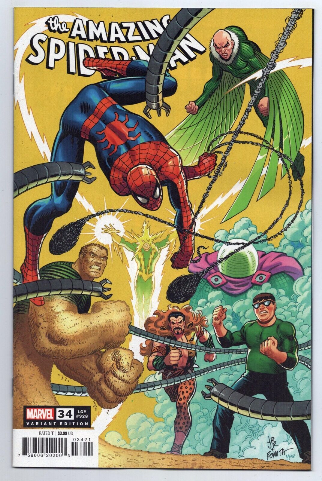 Amazing Spider-Man #34 Romita Jr Romita Sr Variant (Marvel, 2023) NM ...