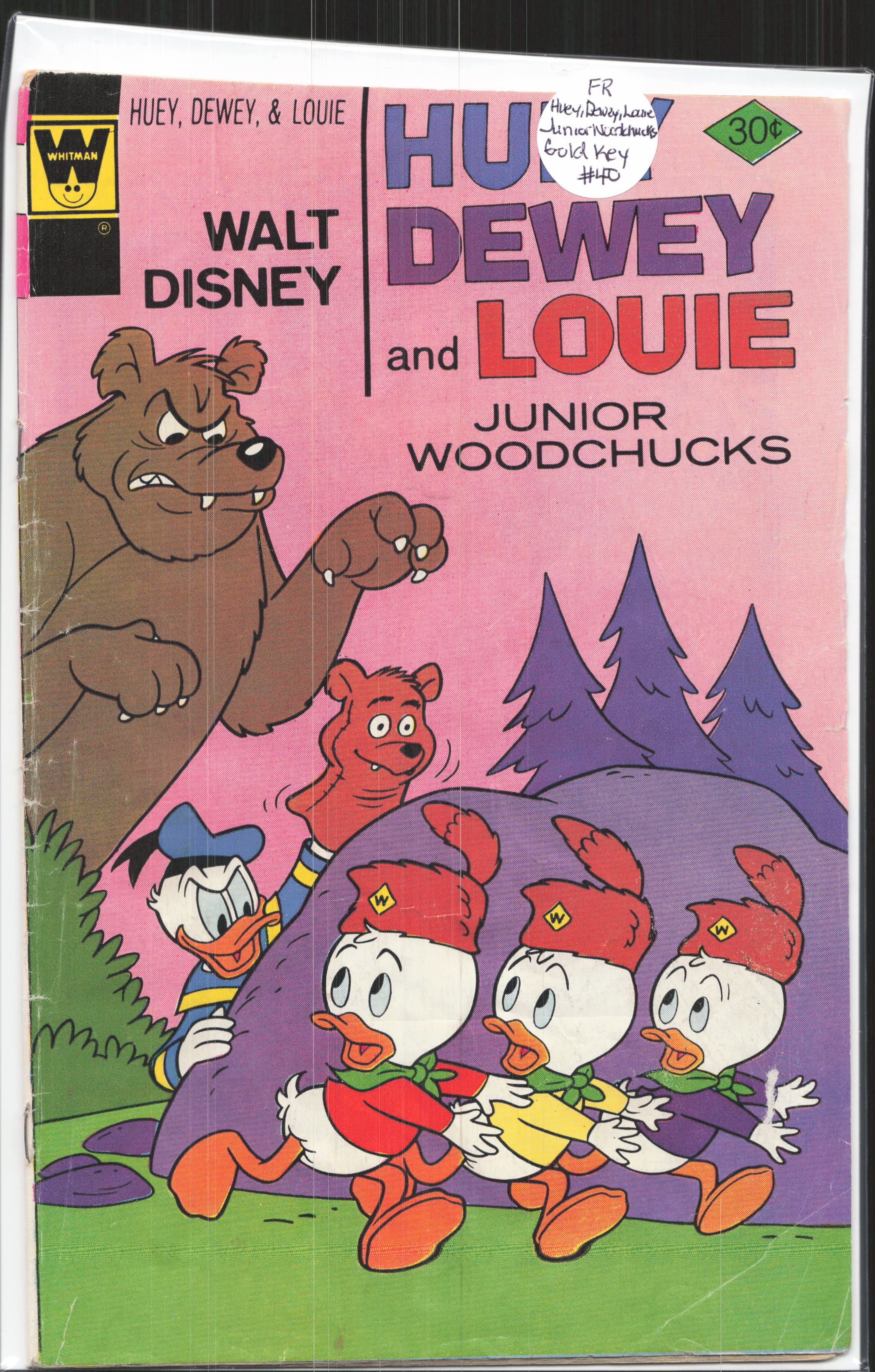 Walt Disney Huey, Dewey and Louie Junior Woodchucks #40 Whitman Cover ...