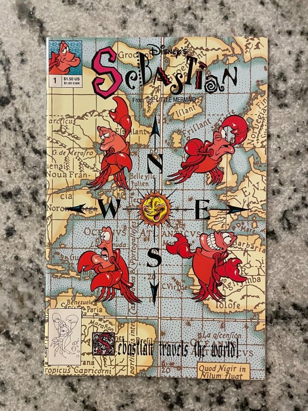 Sebastian # 2 NM Disney Comic Book World Tour Little Mermaid Lobster ...