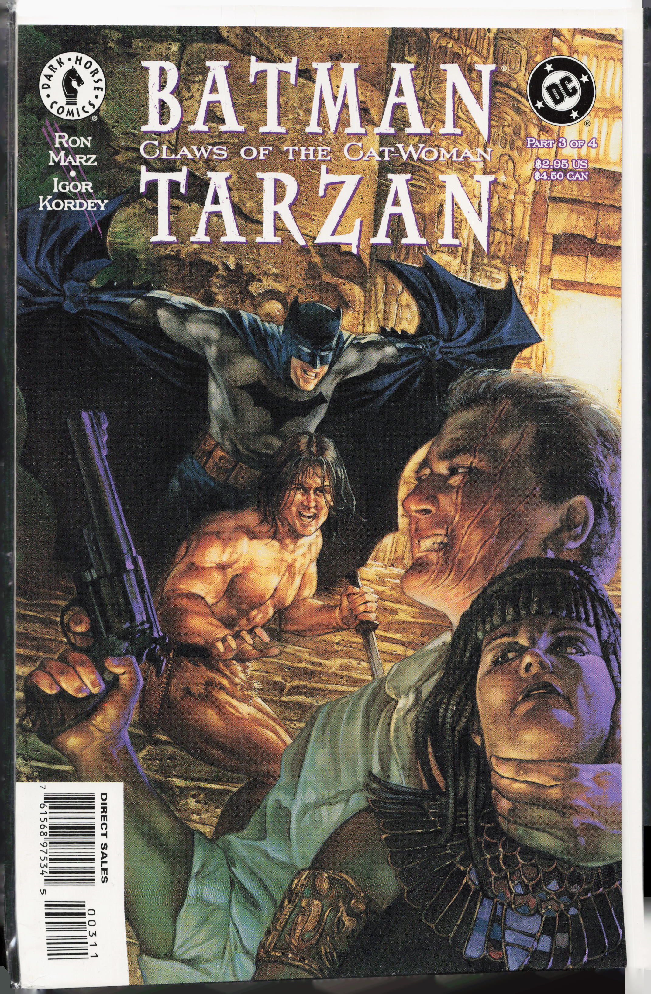 Batman / Tarzan: Claws of the Cat-Woman #3 (1999) Batman | Comic Books ...