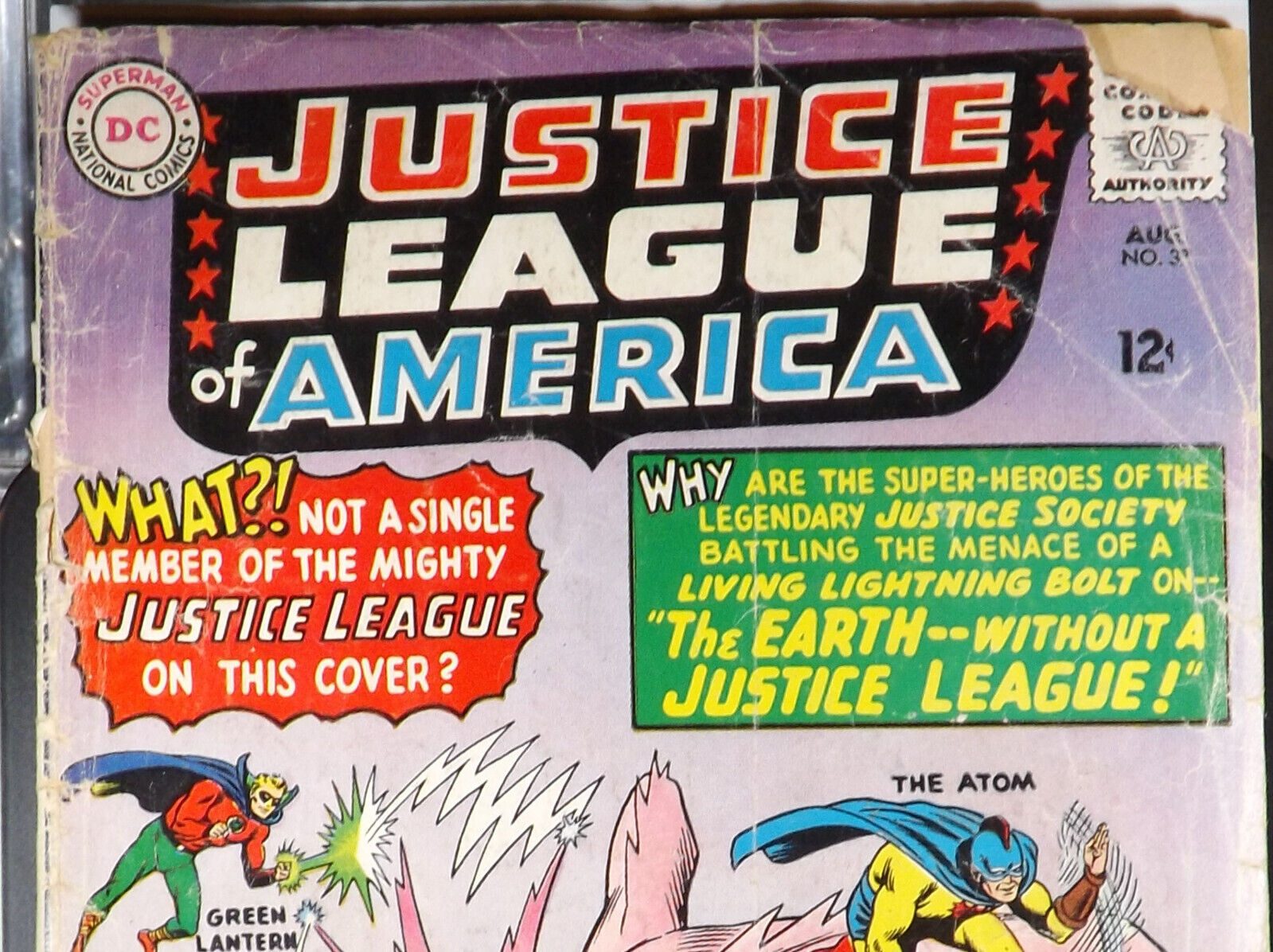 JUSTICE LEAGUE OF AMERICA #37 GD 1st SA Appearance of Mister Terrific ...