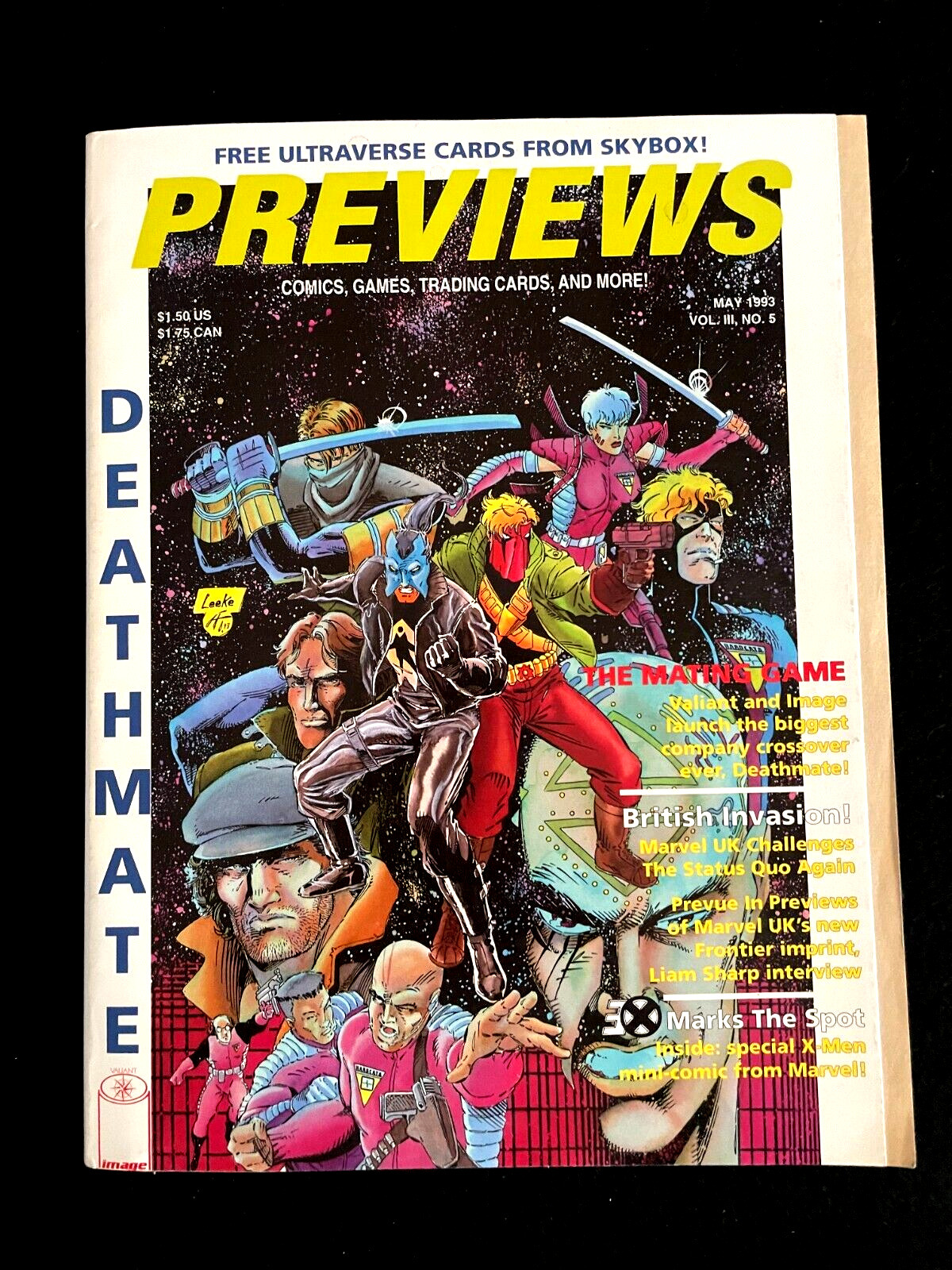 Previews Volume 3 #5 1993 -Ultraverse cards attached - 300+ pages ...