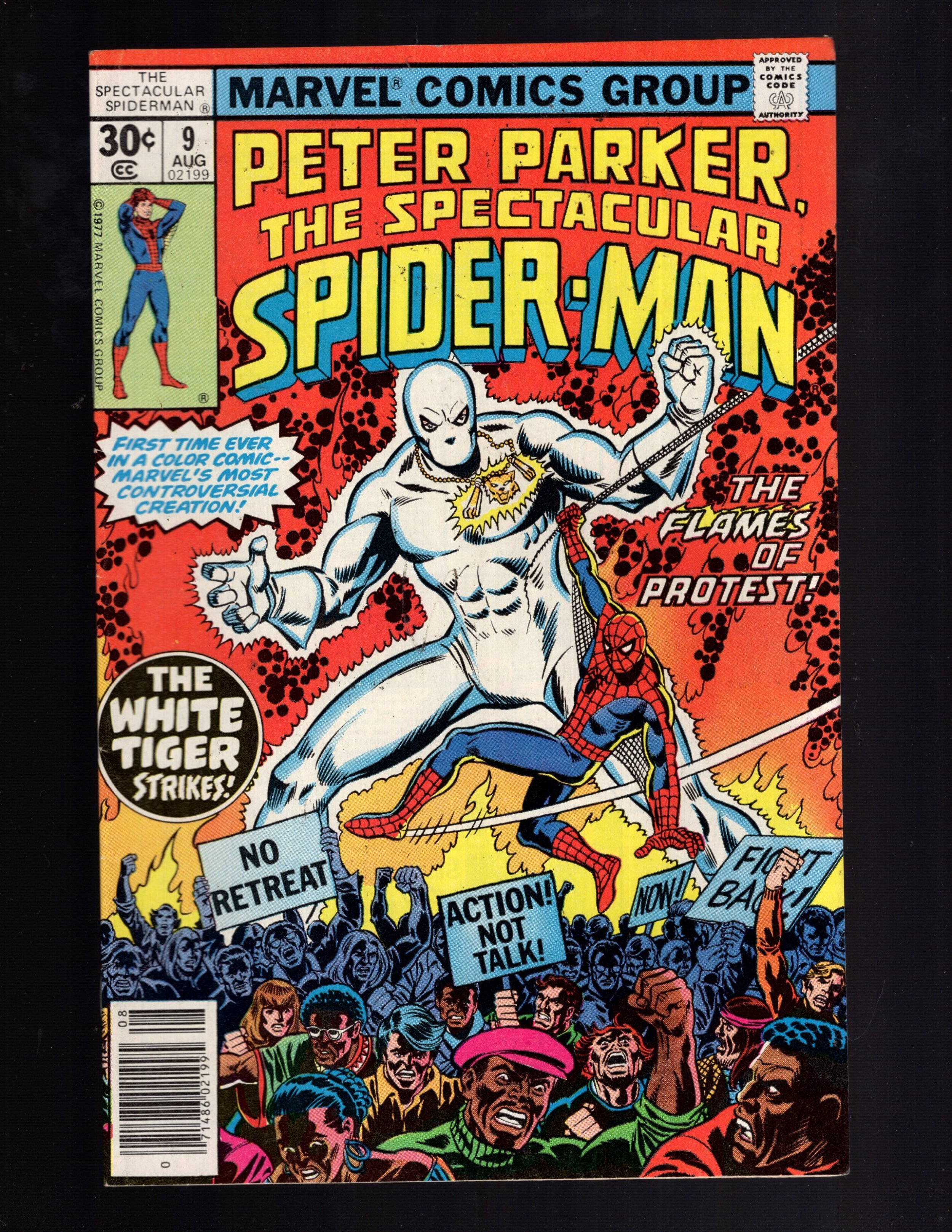 The Spectacular Spider-Man #9 (1977)/ MB#9 | Comic Books - Bronze Age ...