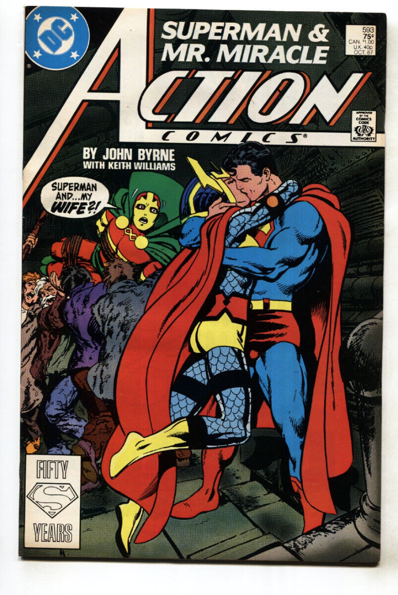 Action #593-Big Barda issue-Superman-Comic Book VF- | Comic Books ...