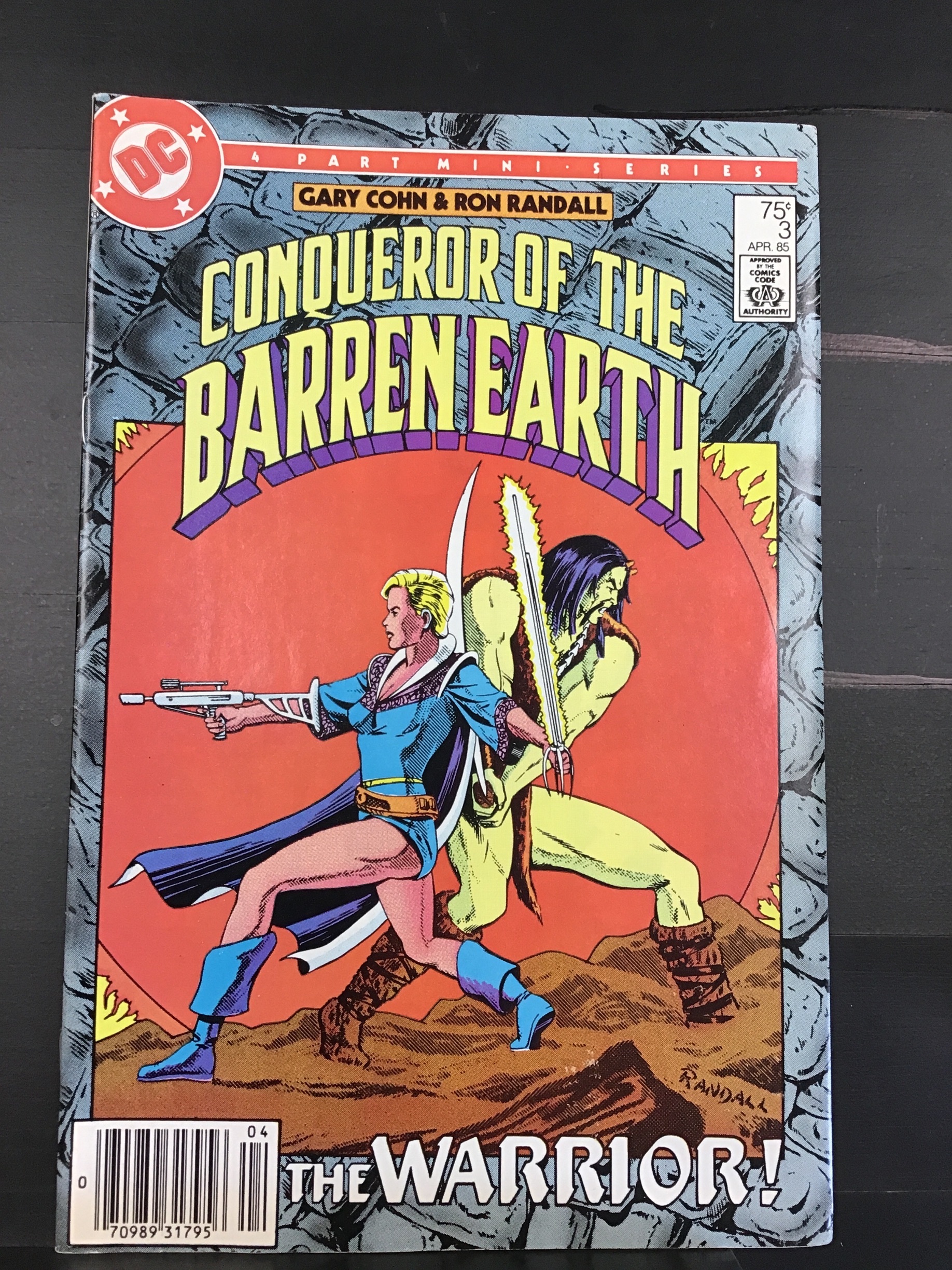 Conqueror of the Barren Earth #3 Newsstand Edition (1985) ZS | Comic ...