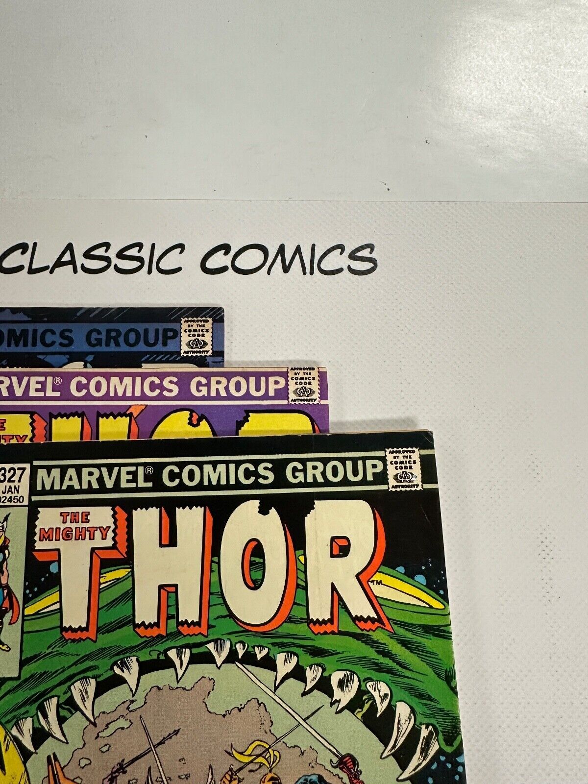 3 Thor Marvel Comic Books # 327 328 329Avengers X-men Hulk 70 CT3 ...