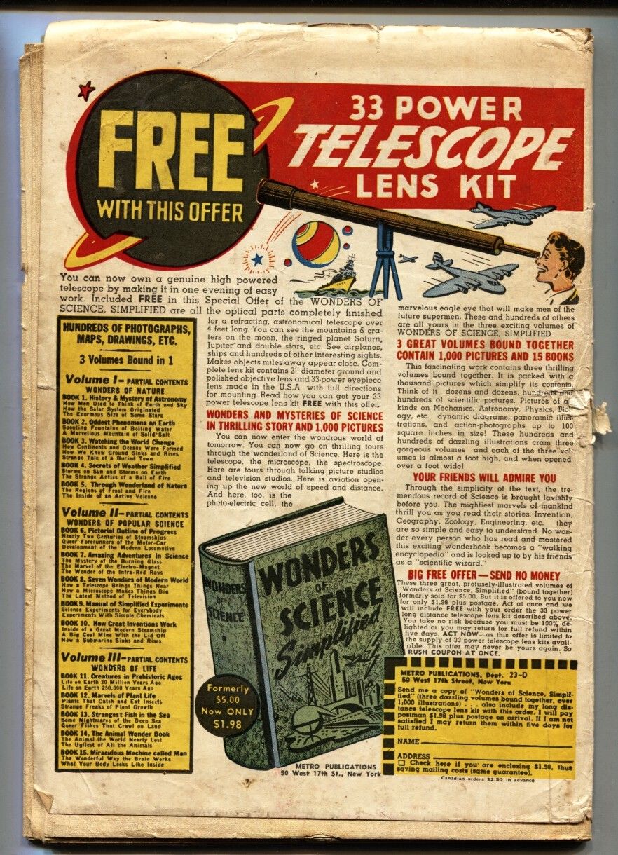 Supersnipe #10 1943-Street & Smith-Rex King-Doc Savage-Golden-Age comic ...