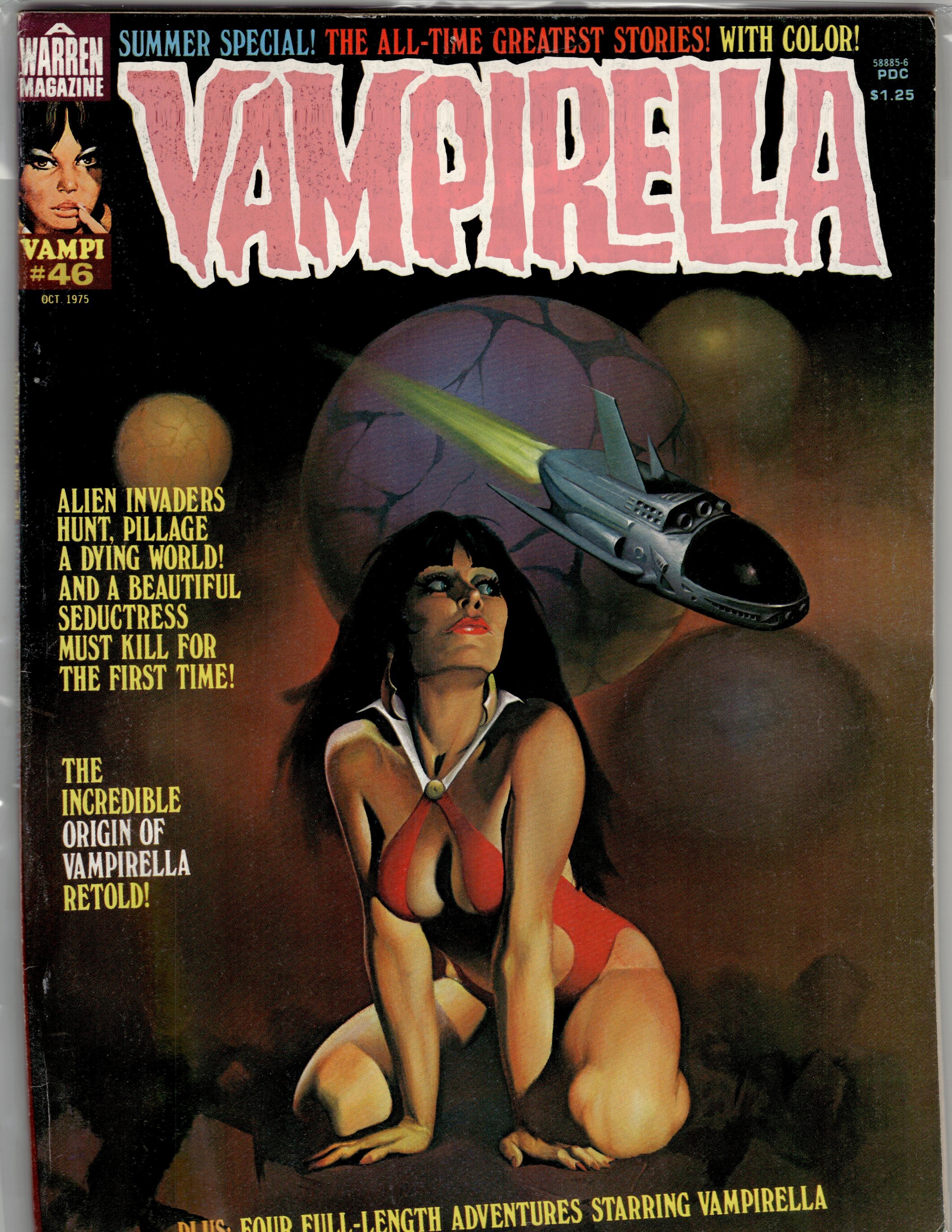 Vampirella #46 (1975) Vampirella | Comic Books - Bronze Age, Warren, Vampirella, Horror & Sci-Fi ...