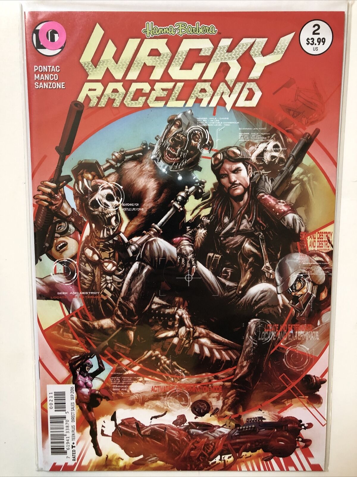WACKY RACELAND #1 Coloring Book Variant + 2-4 + 3 DC COMIC HANNA ...
