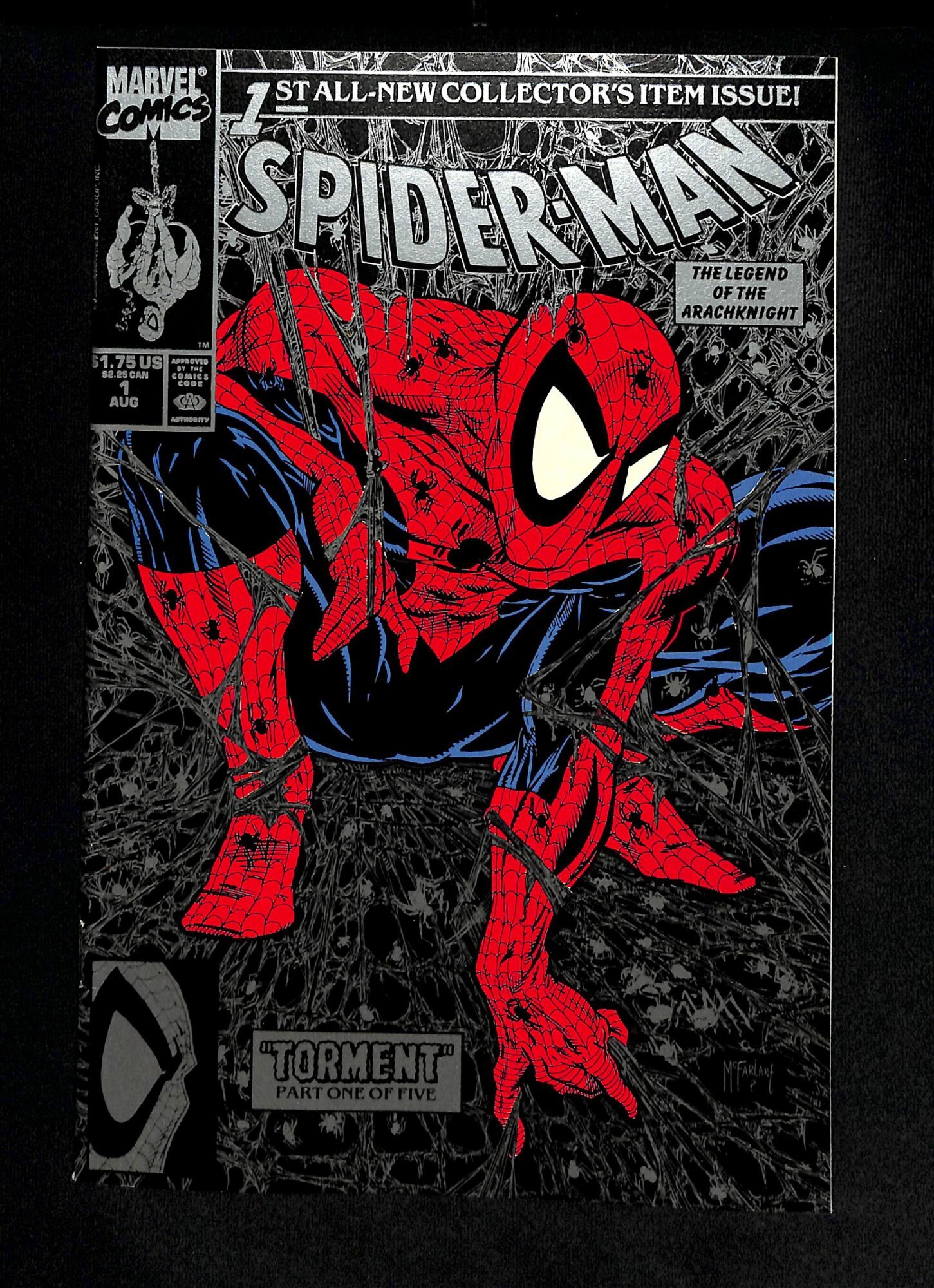 Spider-Man #1 Silver Variant | Comic Books - Copper Age, Marvel, Spider ...