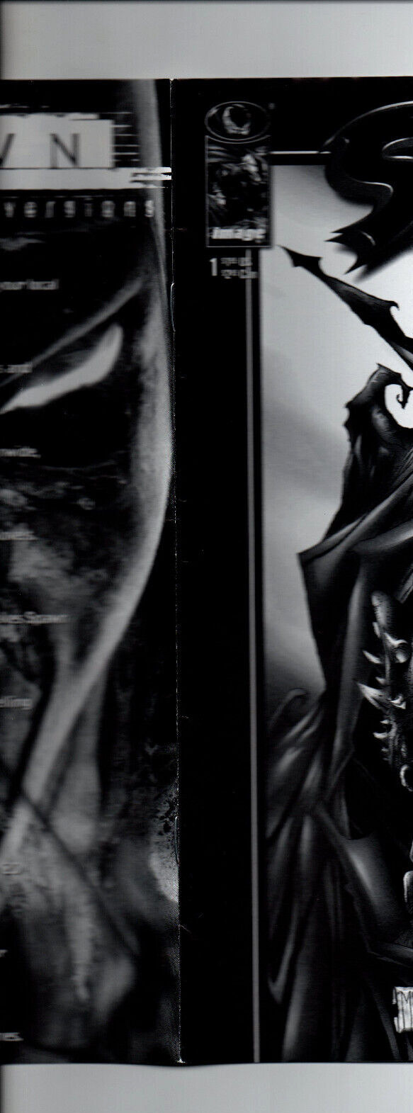 Spawn #1 Black and White Special Edition Variant - McFarlane - Image ...