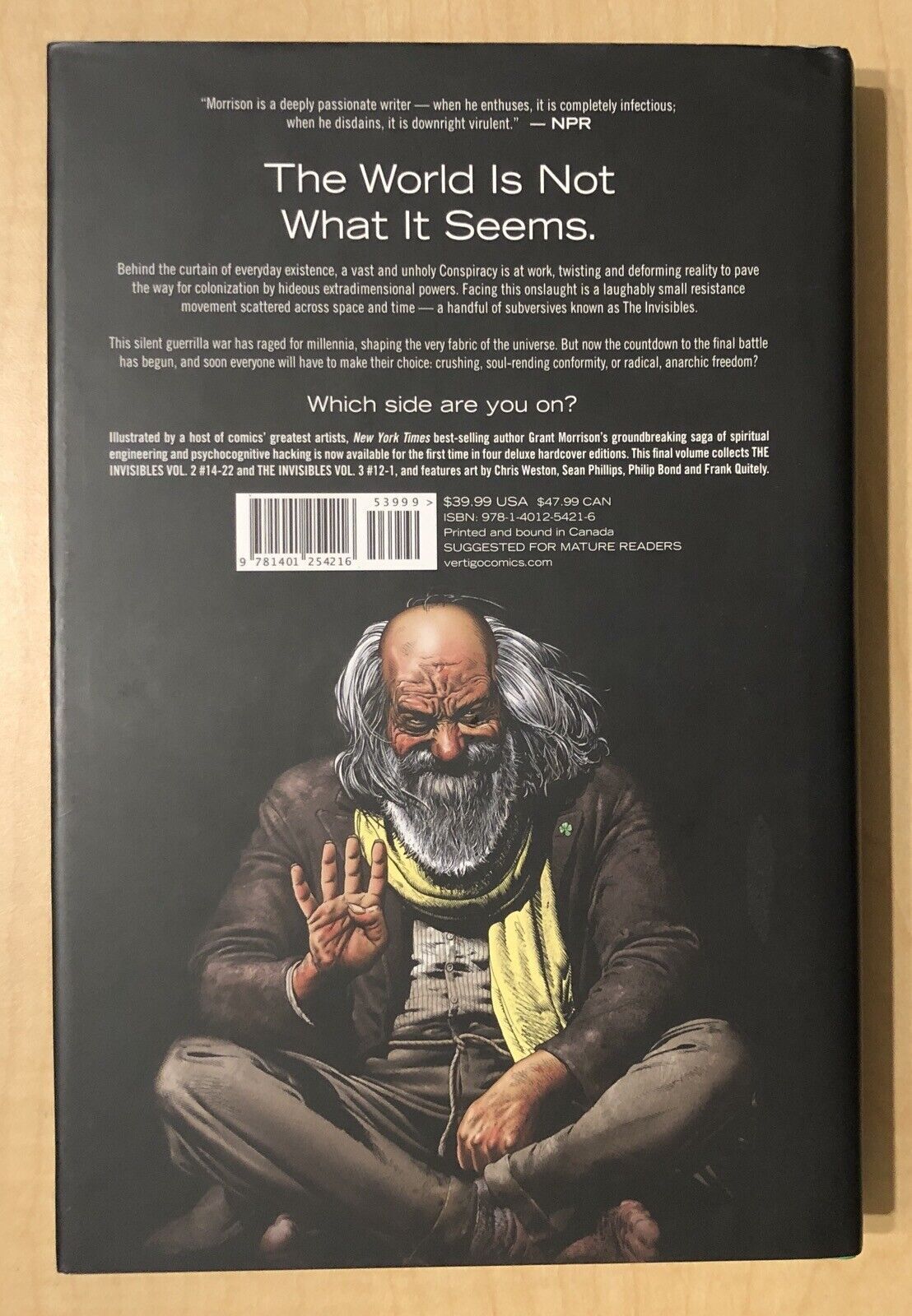 The Invisibles HC Deluxe Edition Vol 4 DC Vertigo Comics Grant Morrison ...