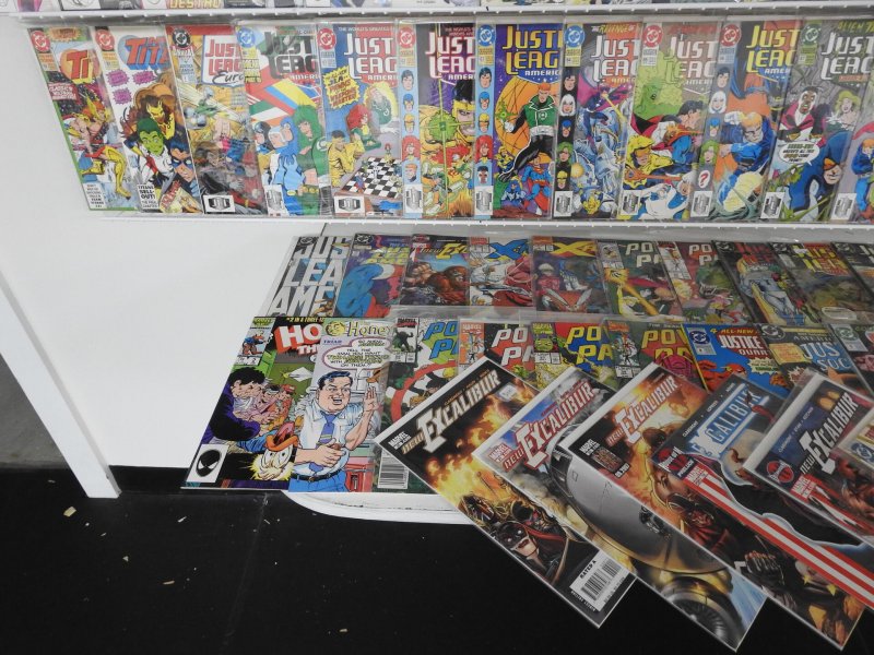 Huge Lot 170+ Comics W/ Justice League, Power Pack, Excalibur+ Avg VF ...