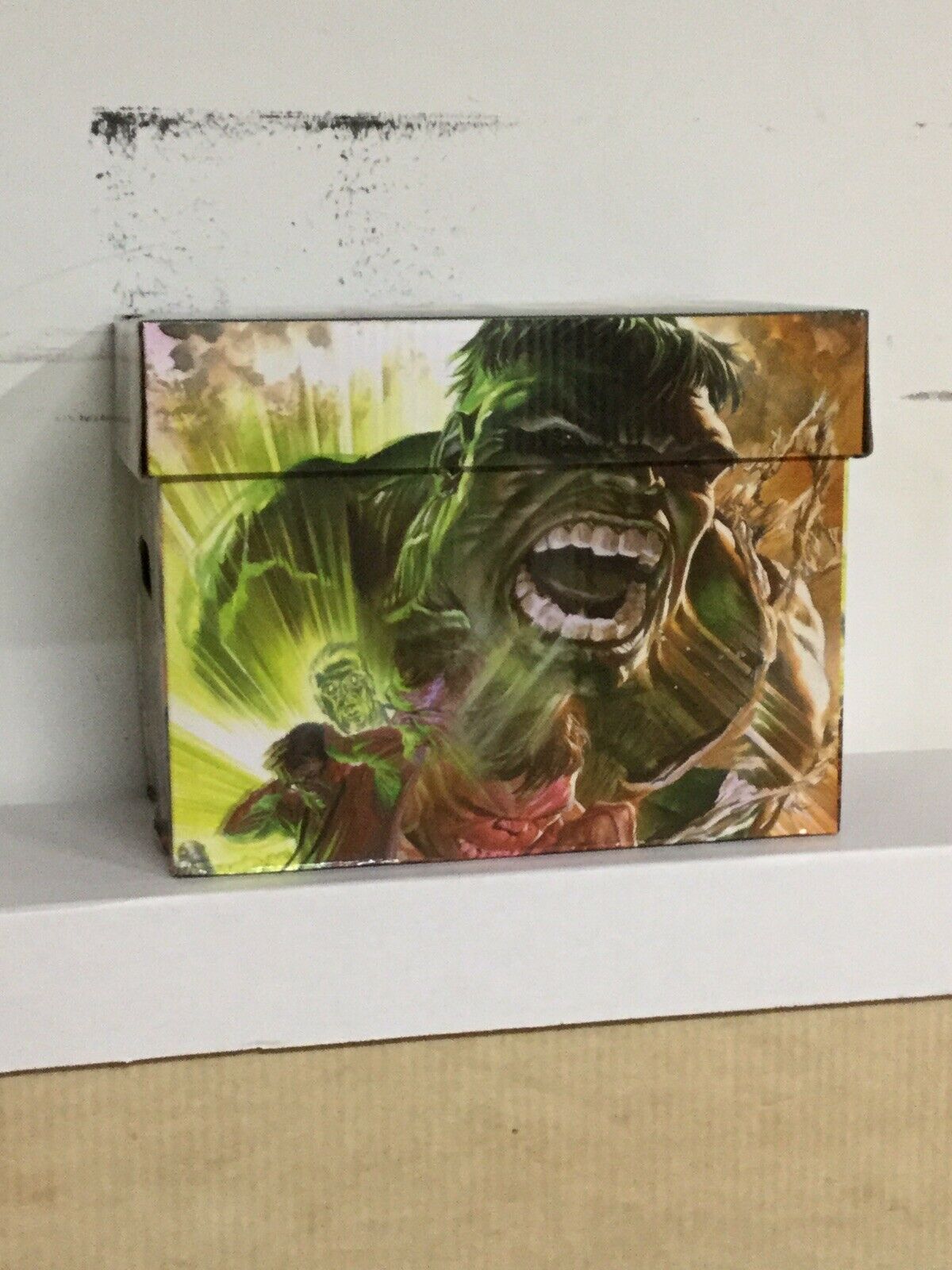 Comic Book Short Box With Lid Incredible Hulk Alex Ross Graphic Neca ...